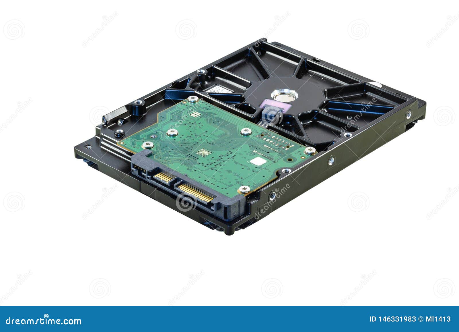 Old PC hard drive stock image. Image of isolated, hard - 146331983