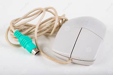 Old PC Mouse. Computer Control and Communication System Stock Image ...
