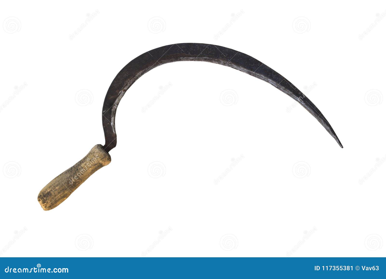 Sickle stock image. Image of harvest, retro, reaper - 117355381