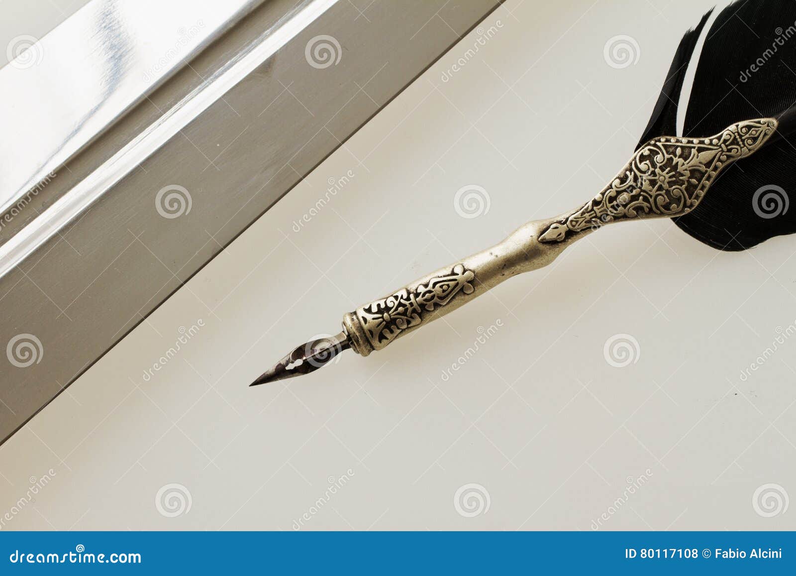 Old pen and sword stock photo. Image of paper, vintage - 80117108