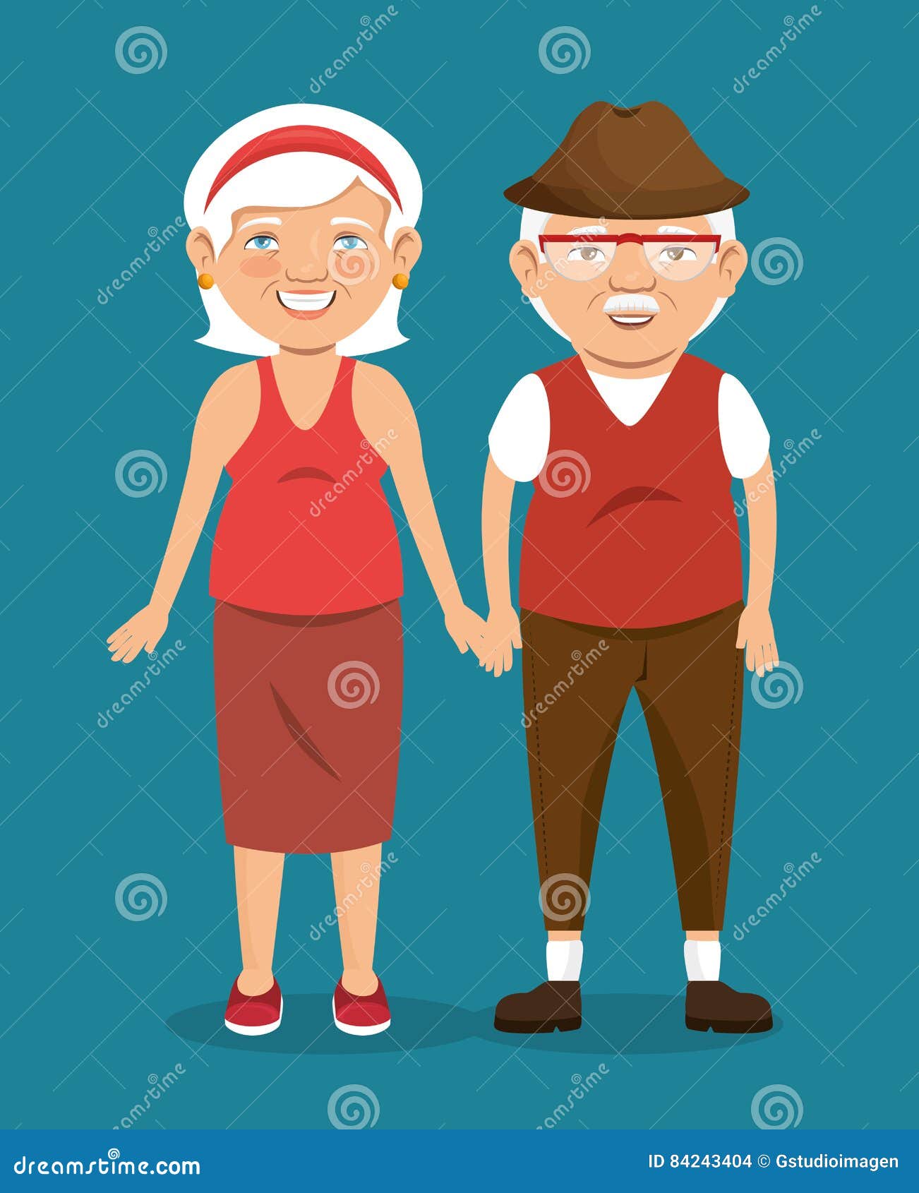 Old People Character Avatar Icon Stock Illustration - Illustration of ...