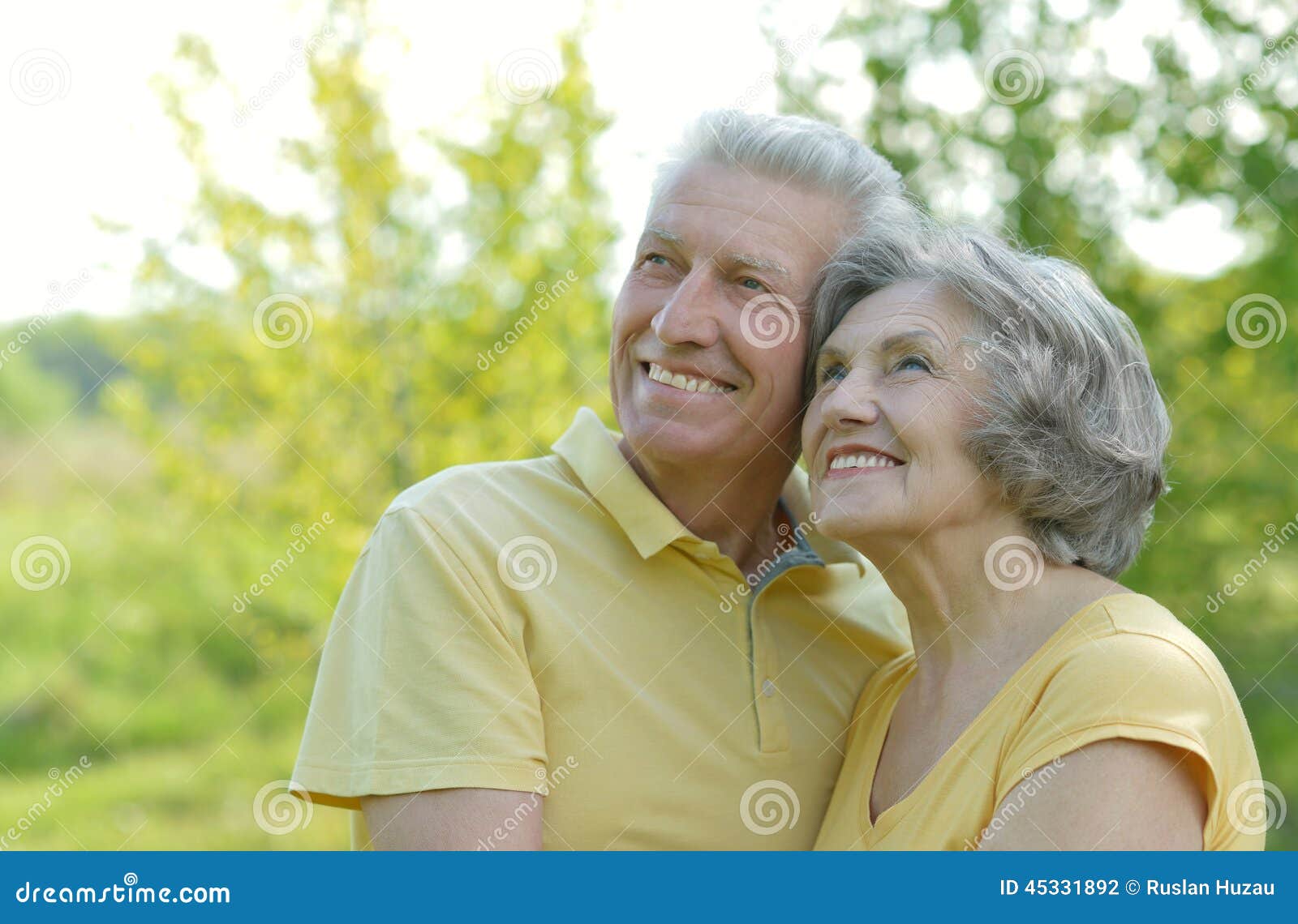 Old People Embracing Outdoors Stock Photo - Image of happy, family ...
