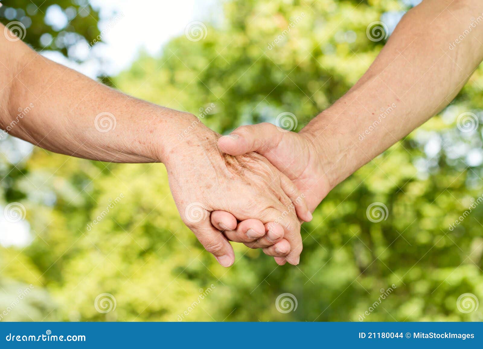 Old People Hands Holding Together Stock Photo - Image of connect, hand ...