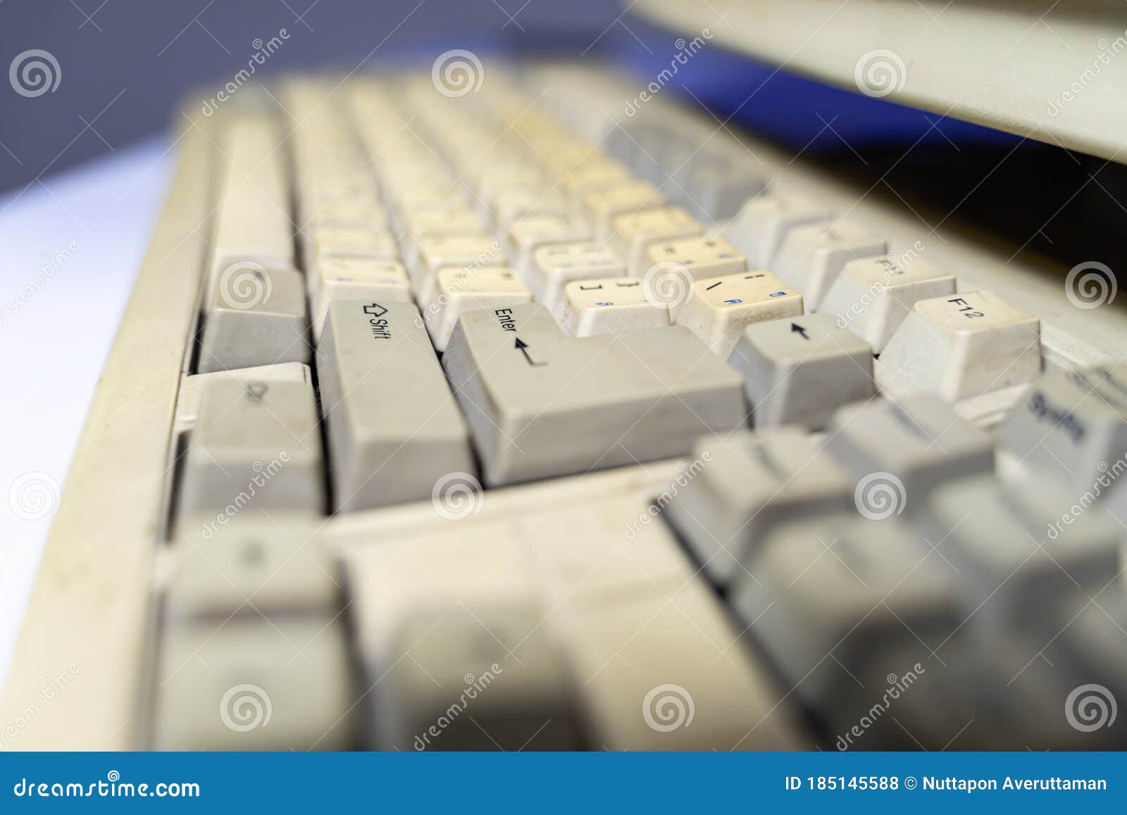 Keyboard Of Ancient Thai Typewriter Machine Stock Photography ...