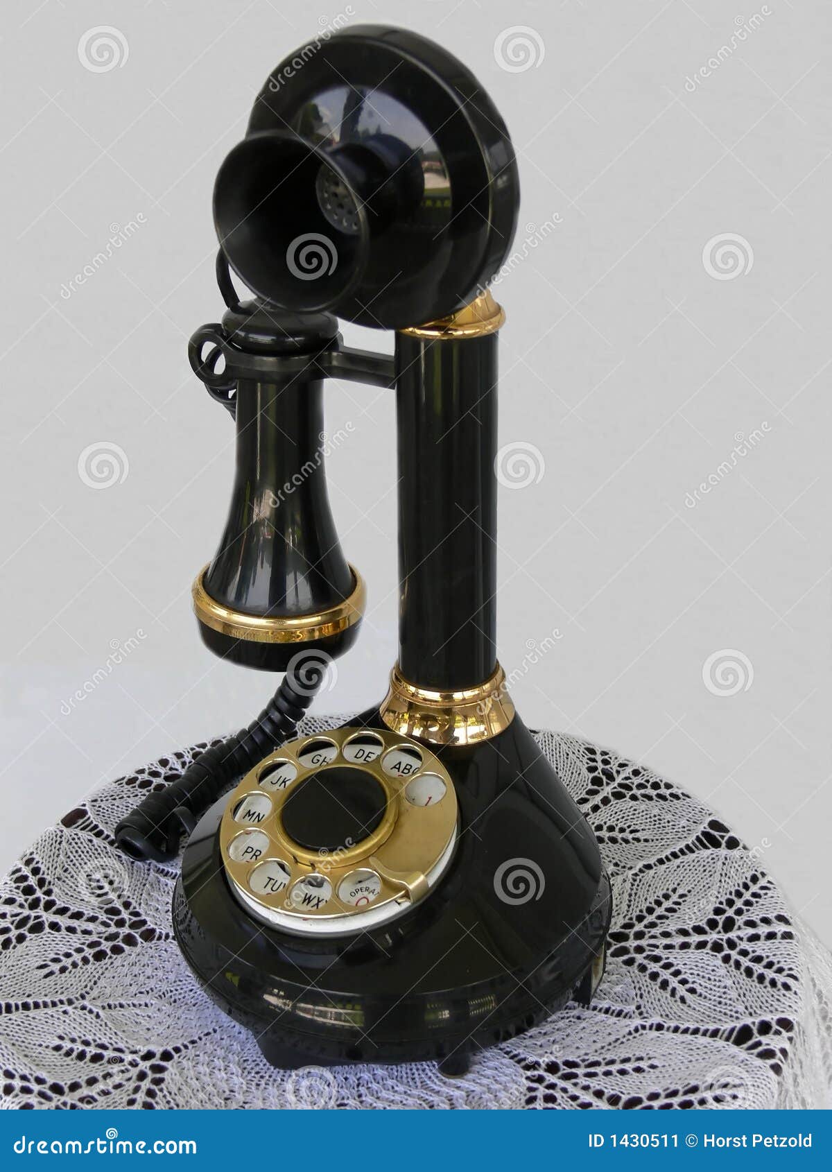 Old phone. stock image. Image of caller, comunication - 1430511