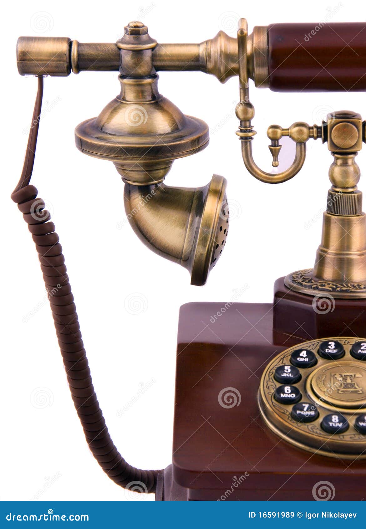 Old phone stock image. Image of obsolete, device, buzzer - 16591989