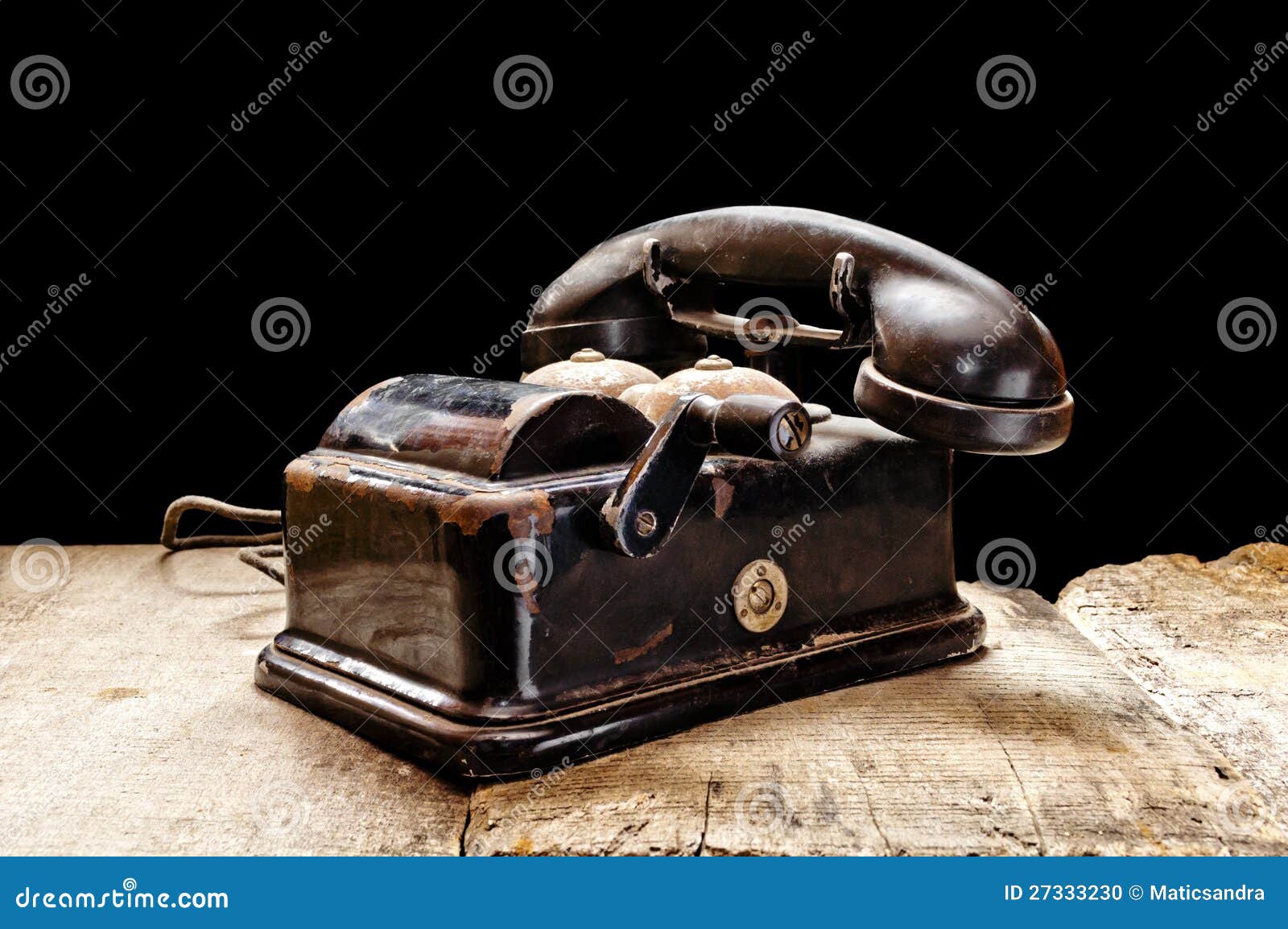 Old phone stock photo. Image of dirty, historical, obsolete - 27333230