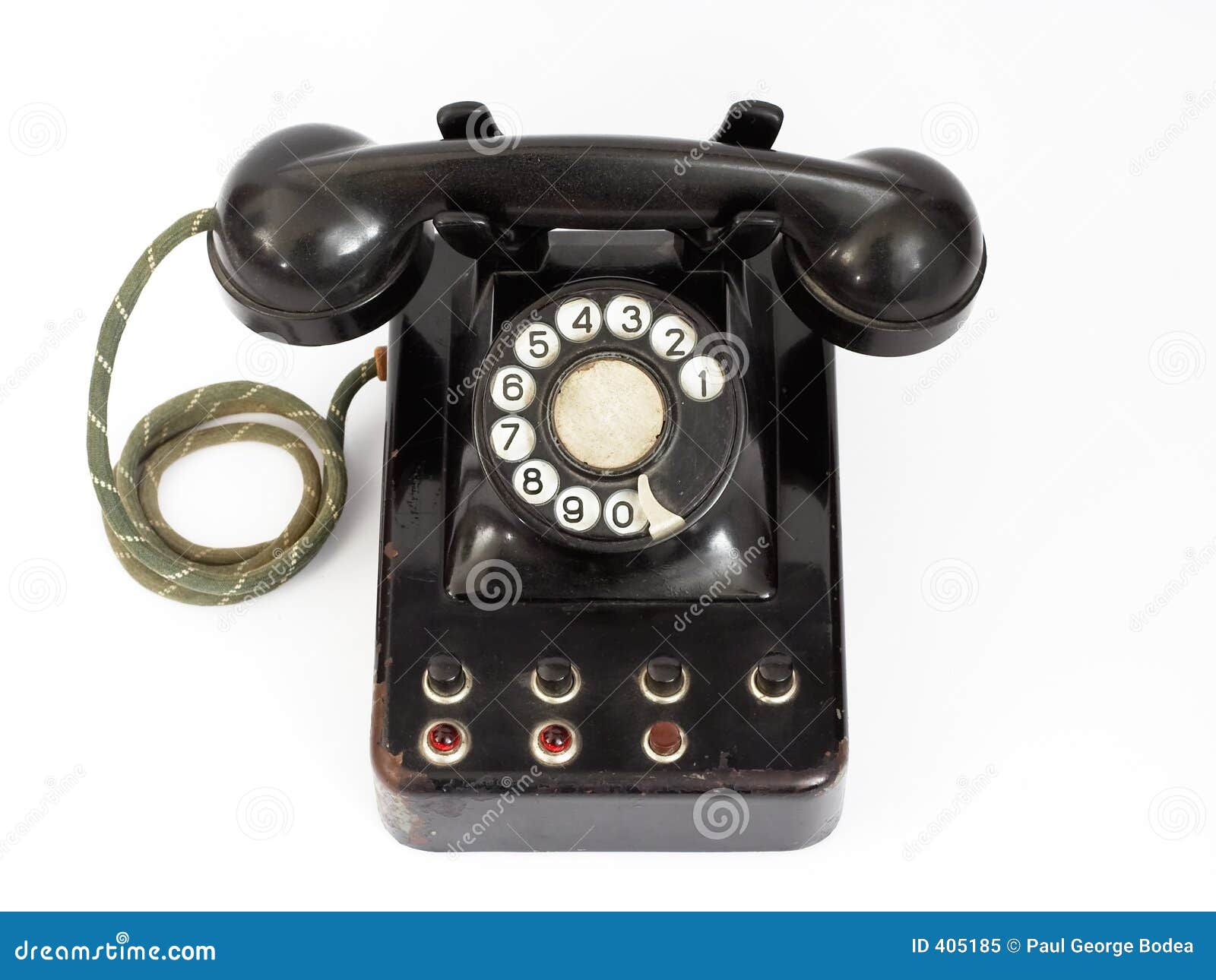 Old phone stock image. Image of receiver, wire, cable, call - 405185