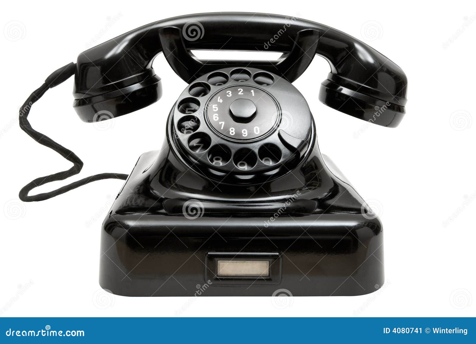 Old Phone stock image. Image of dialplate, communicate - 4080741