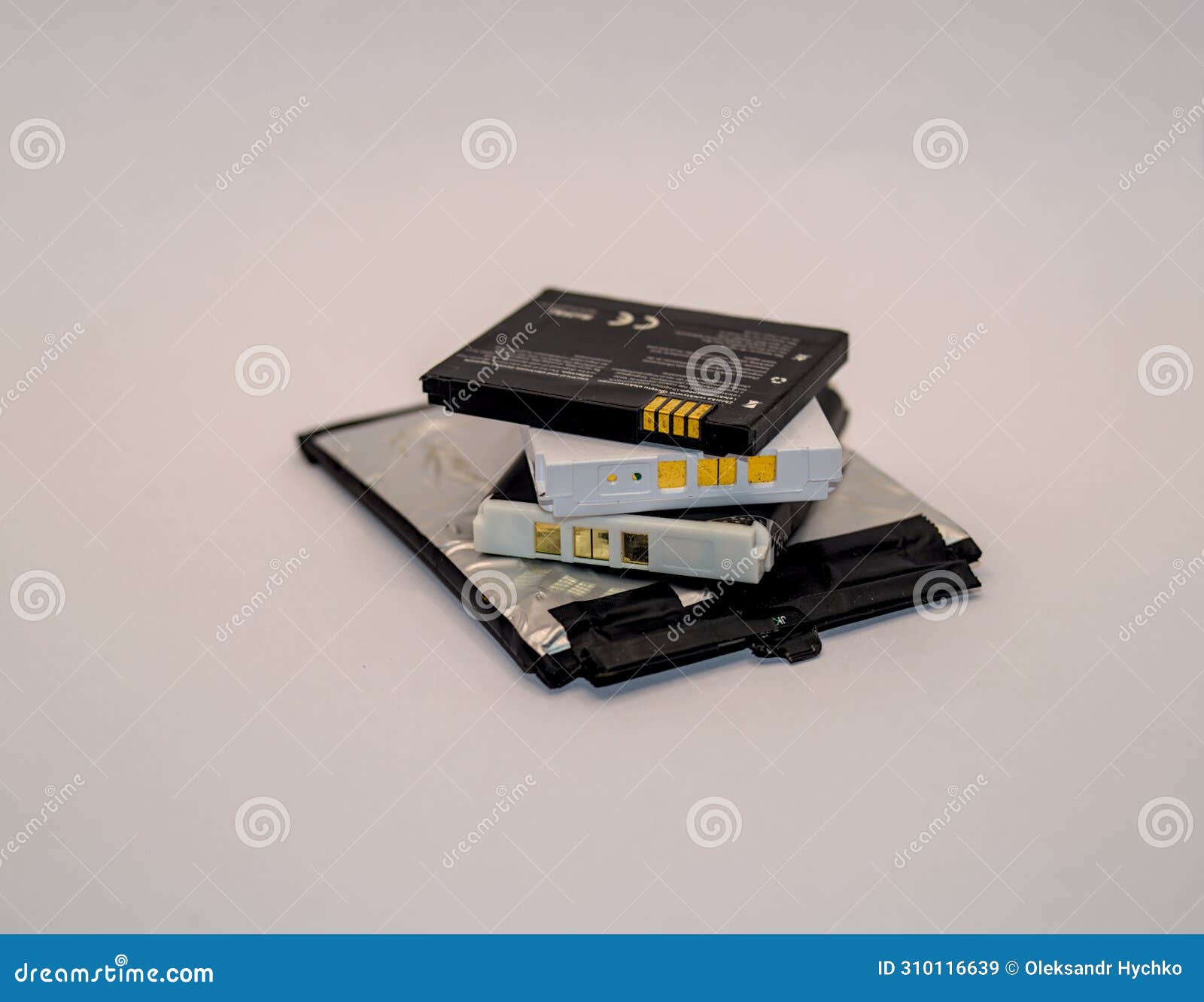 Old Phone Batteries. Replaceable Batteries. Phone Batteries. Stock ...