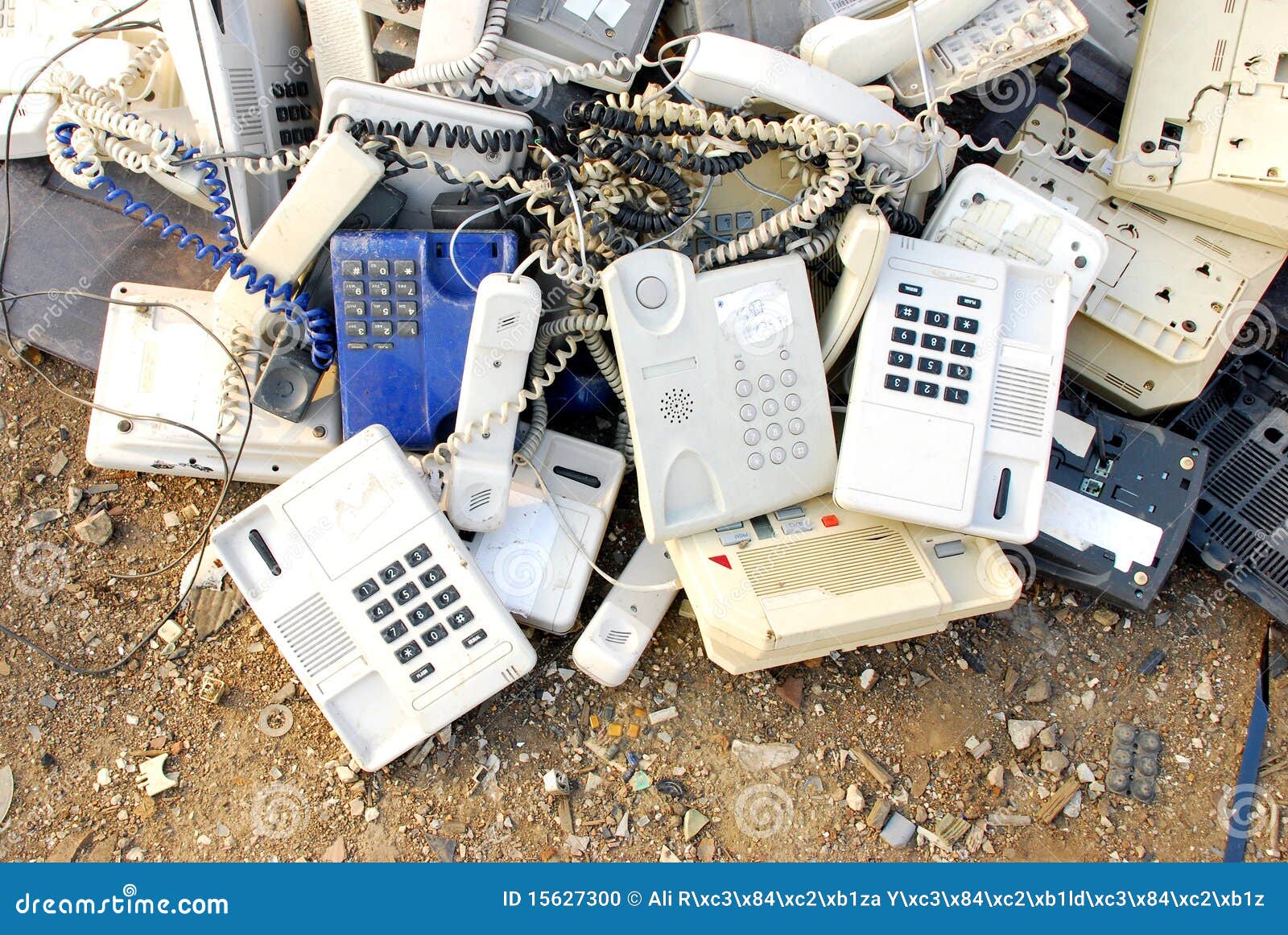 Old phones stock photo. Image of circle, junk, antique - 15627300