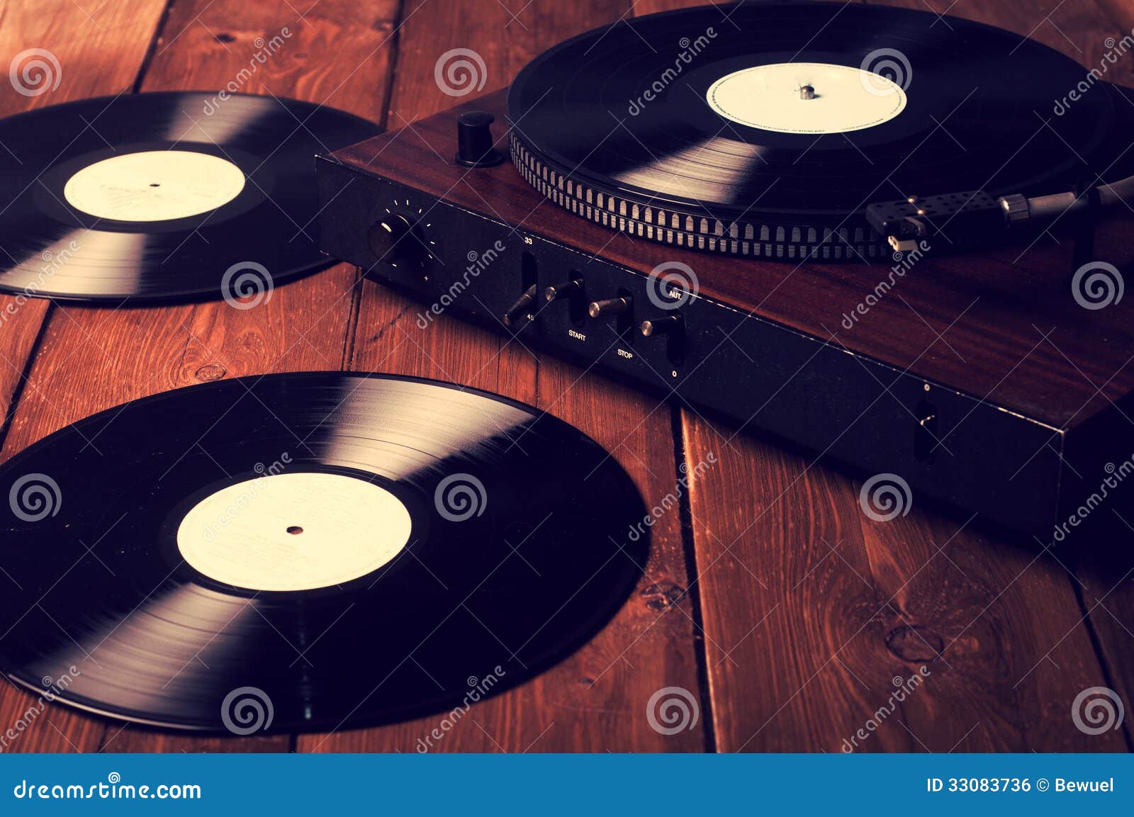 Old Phonograph and Gramophone Records Stock Photo - Image of music ...