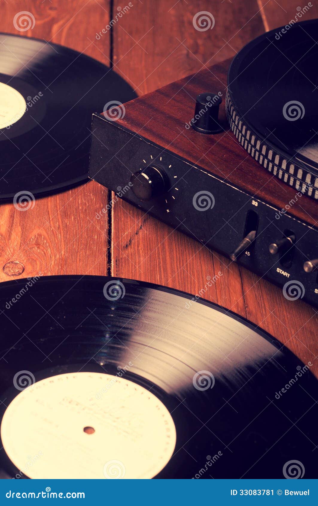 Old Phonograph and Gramophone Records Stock Image - Image of history ...