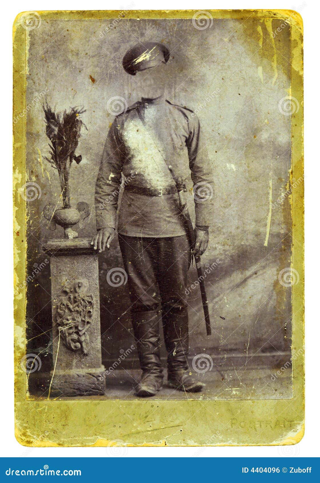 Old Photo - 1 stock photo. Image of white, soldier, memory - 4404096