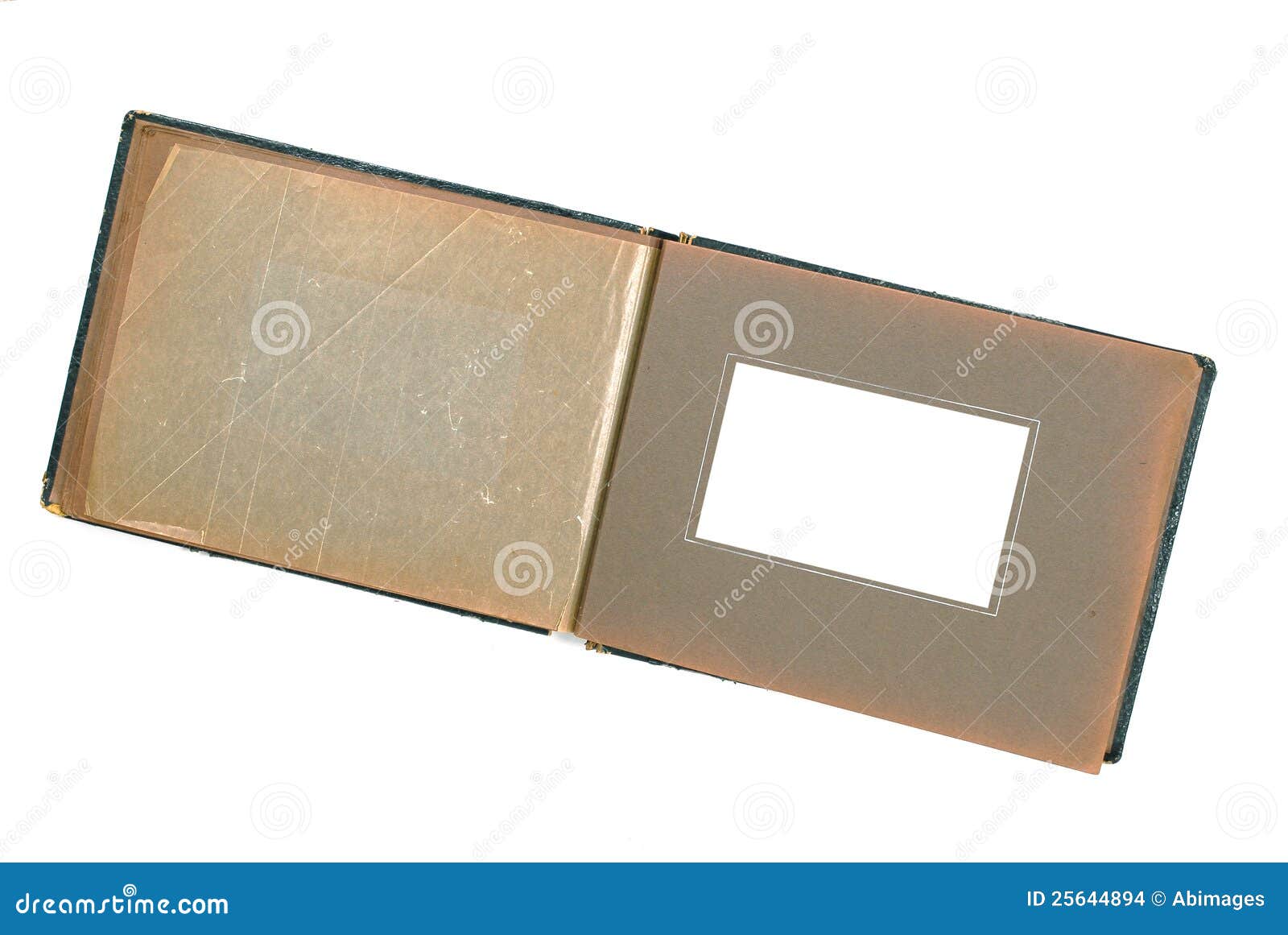 Old photo album opened stock photo. Image of aged, album - 25644894