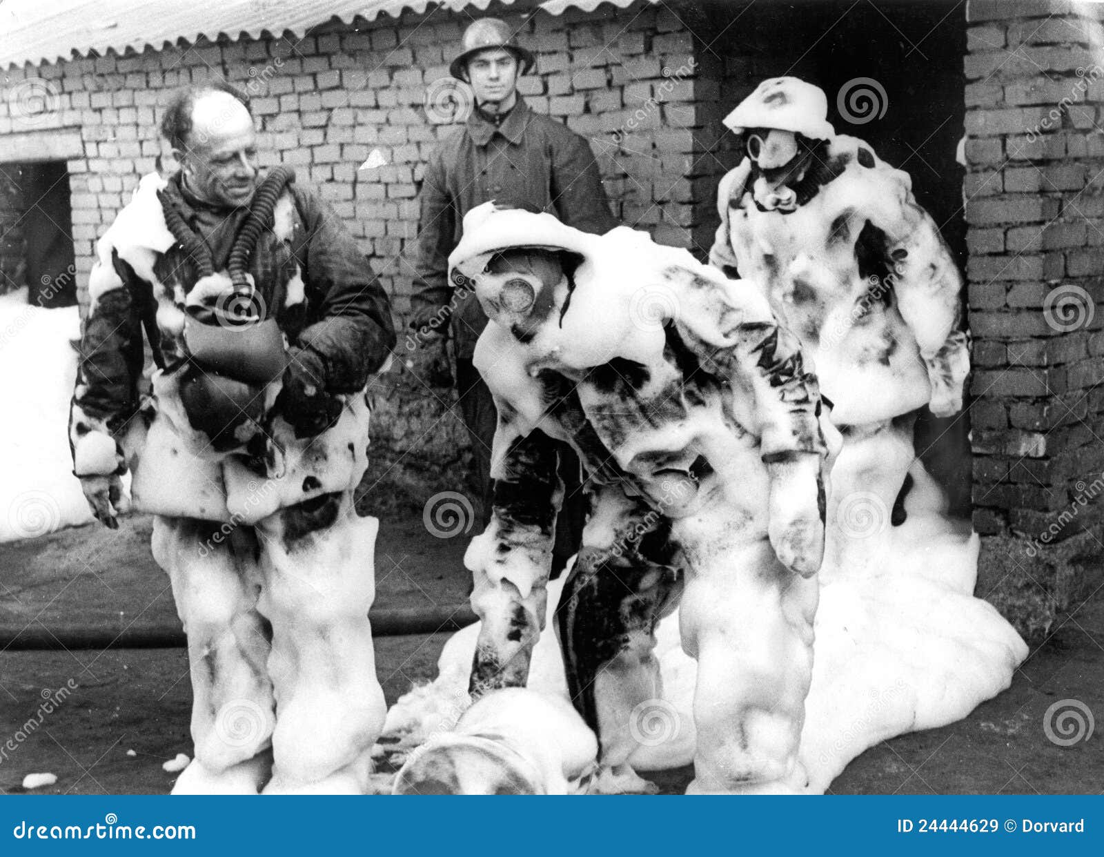Old Photo with Firefighters Editorial Stock Image - Image of fighters ...