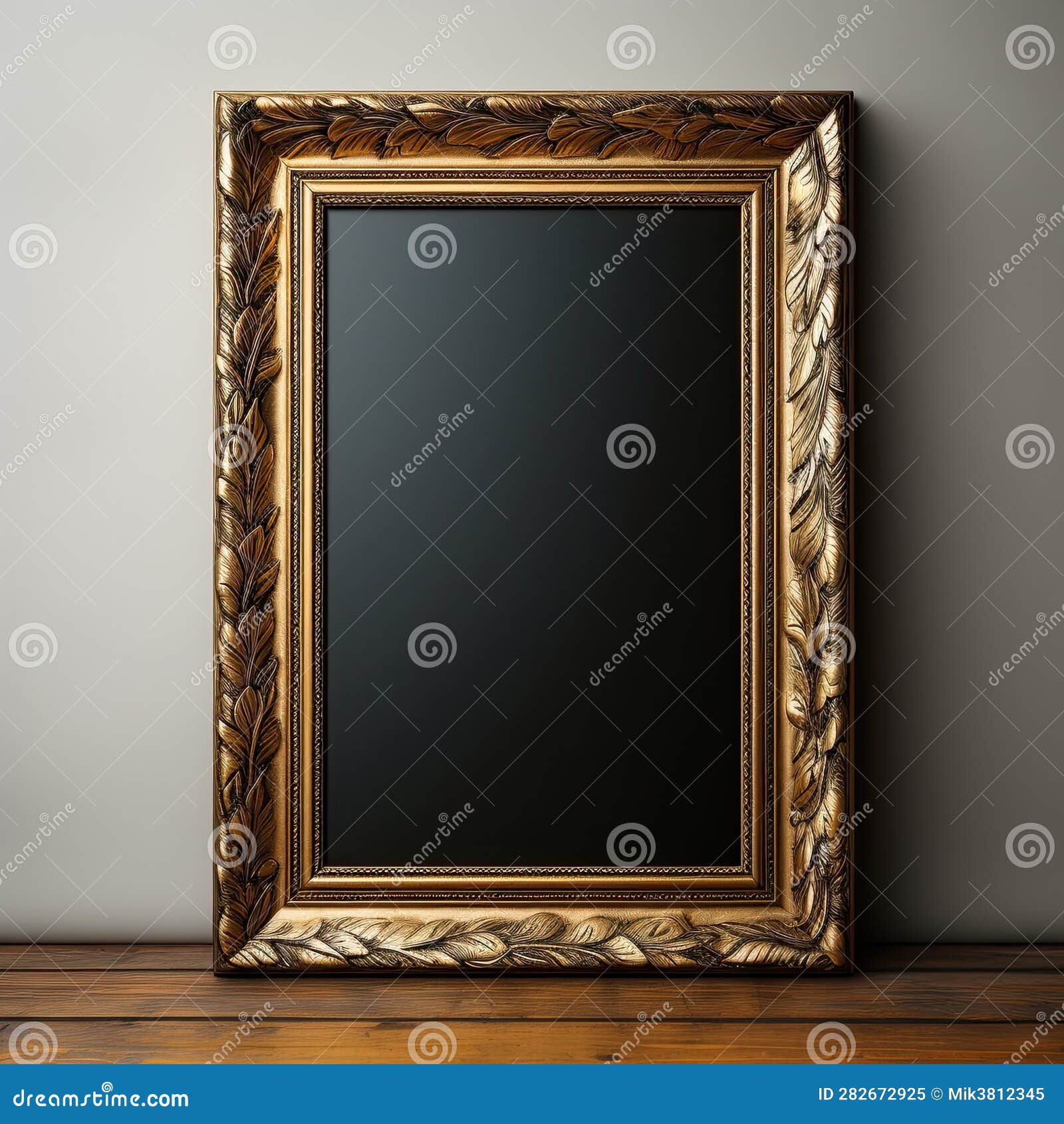 Old photo frame. stock illustration. Illustration of retrodesign ...