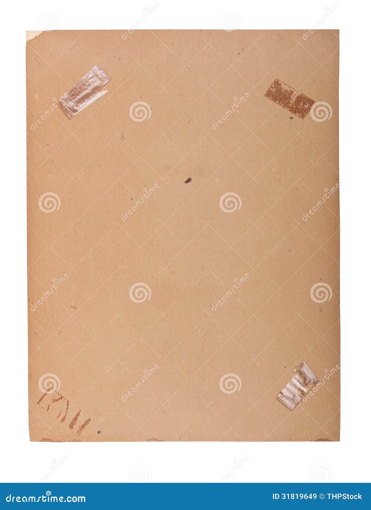 Old Photo Frame Sticky Tape Stock Image - Image of album, isolated ...