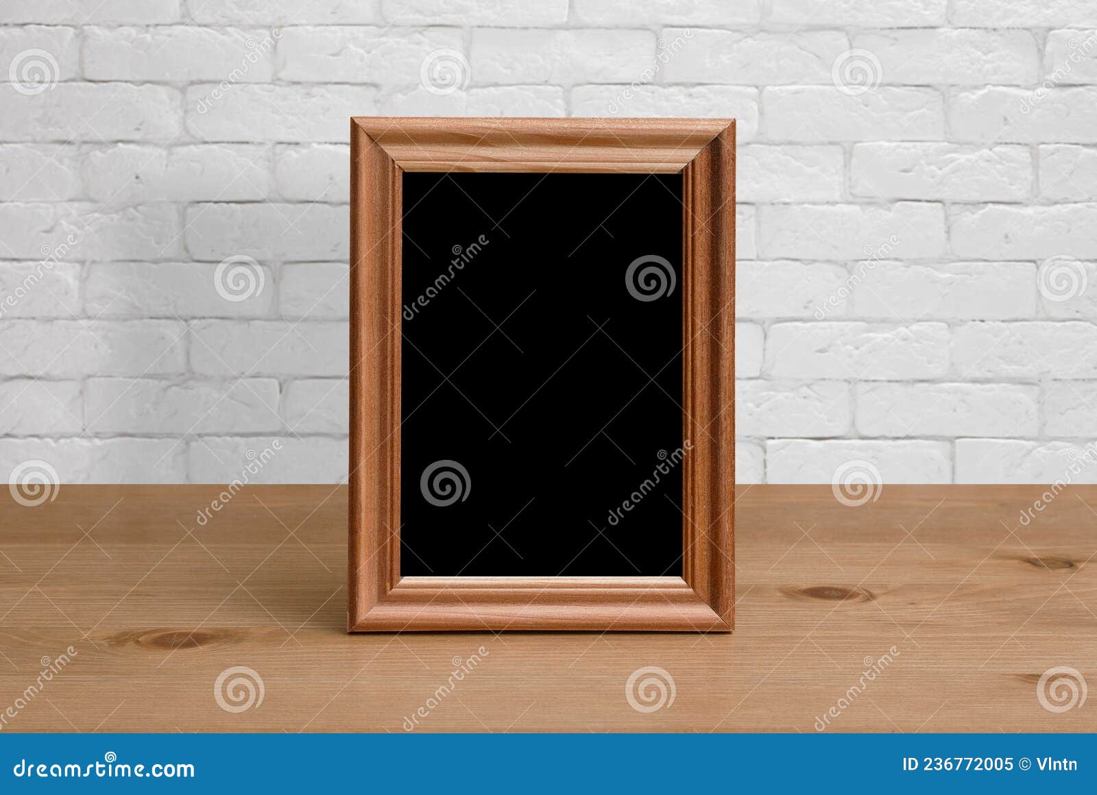 Photo frame on the table stock image. Image of rustic - 236772005