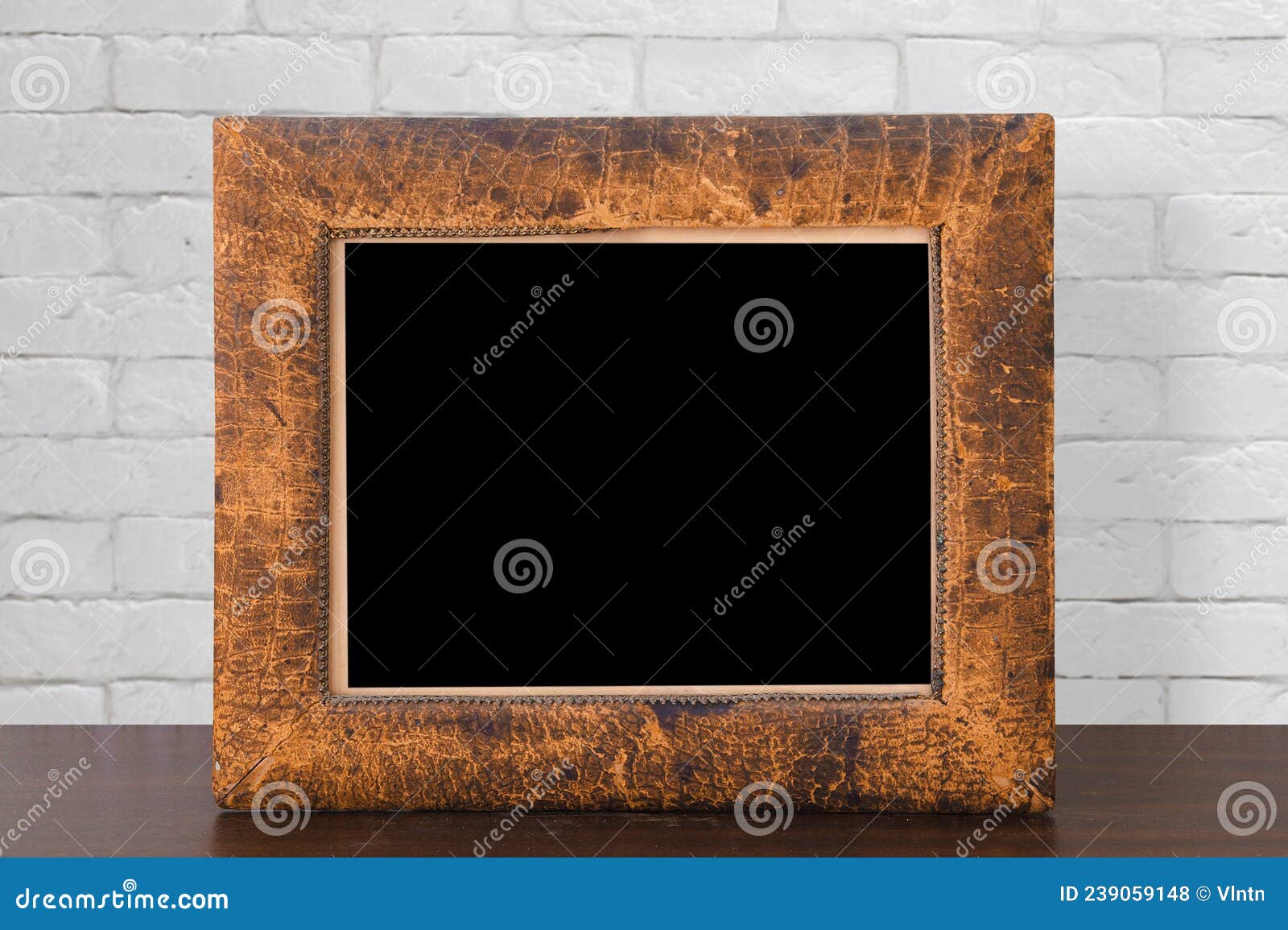 Photo frame on the table stock photo. Image of grungy - 239059148