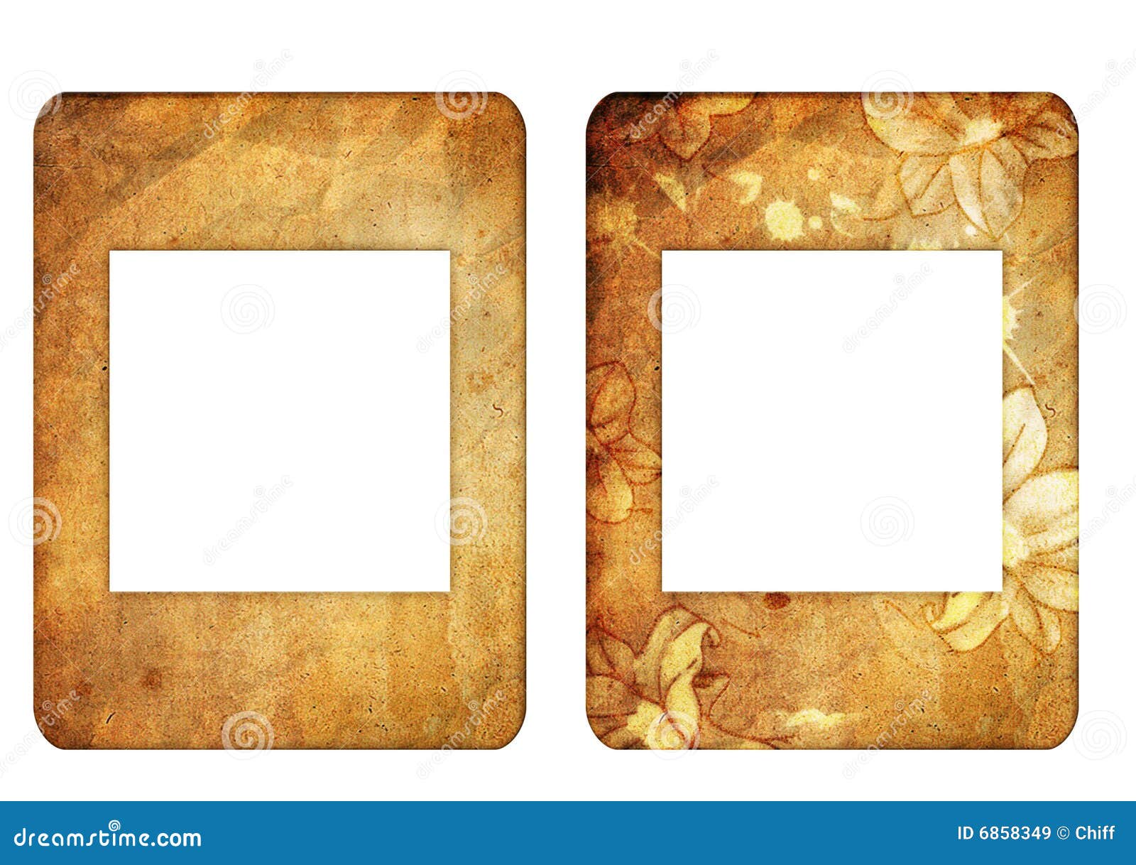 Old photo frames stock image. Image of texture, nostalgia - 6858349