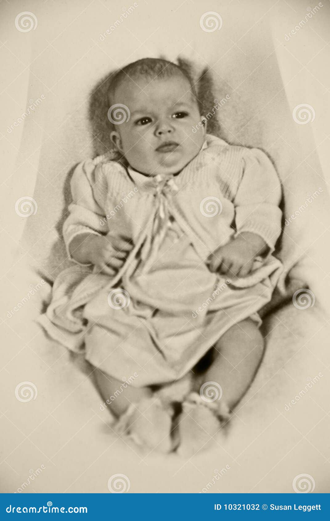 Old Photo of Infant stock photo. Image of frown, heritage - 10321032