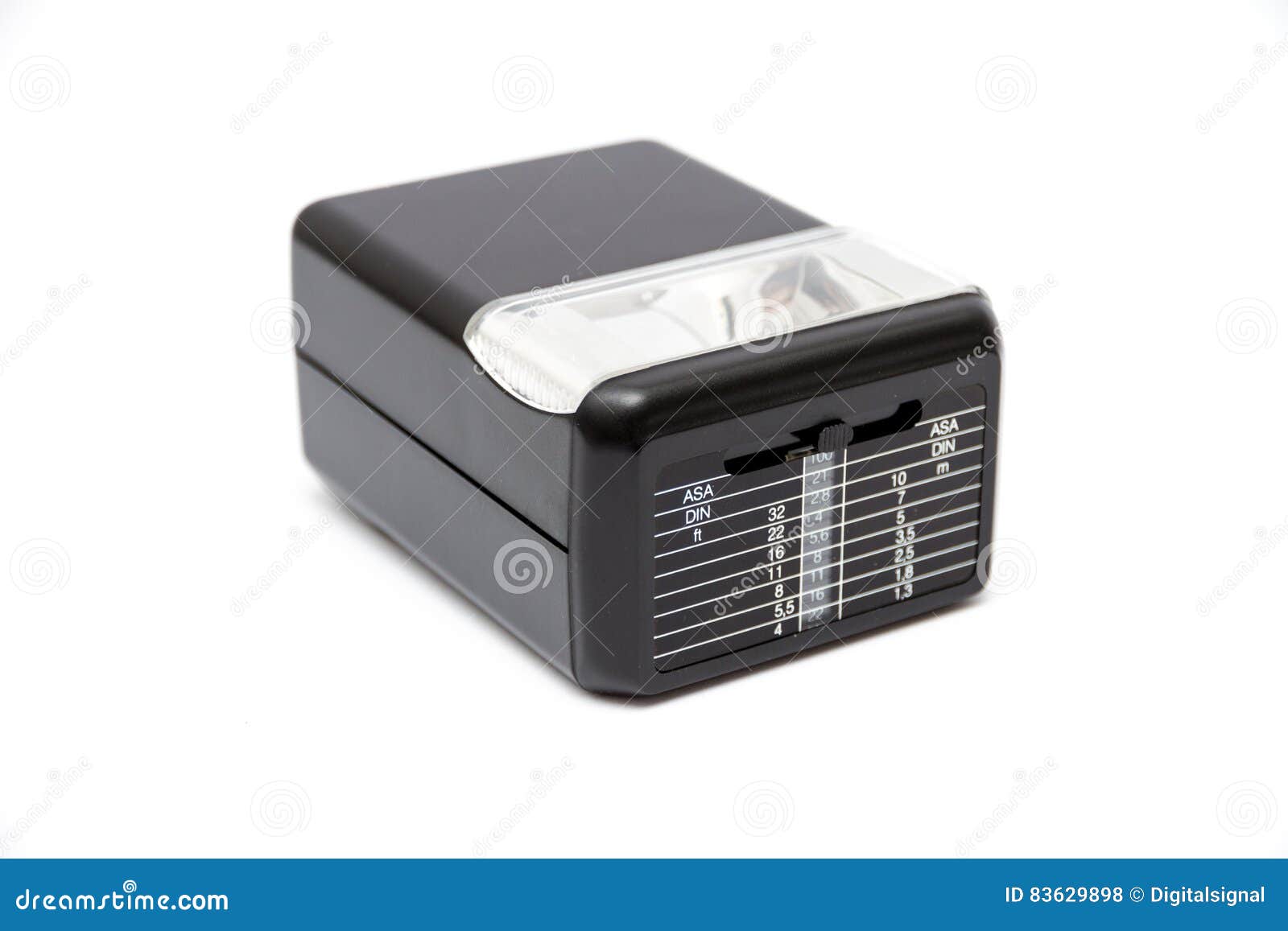 Old Photographic Flash on White Background Stock Photo - Image of ...