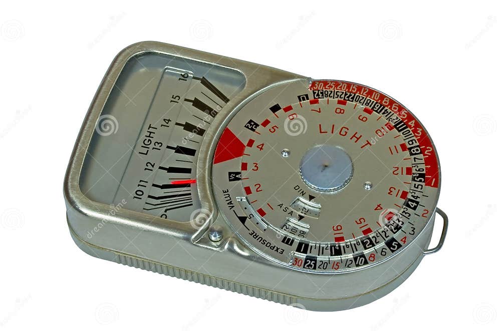 Old Photography Light Meter Stock Image - Image of metering, camera ...
