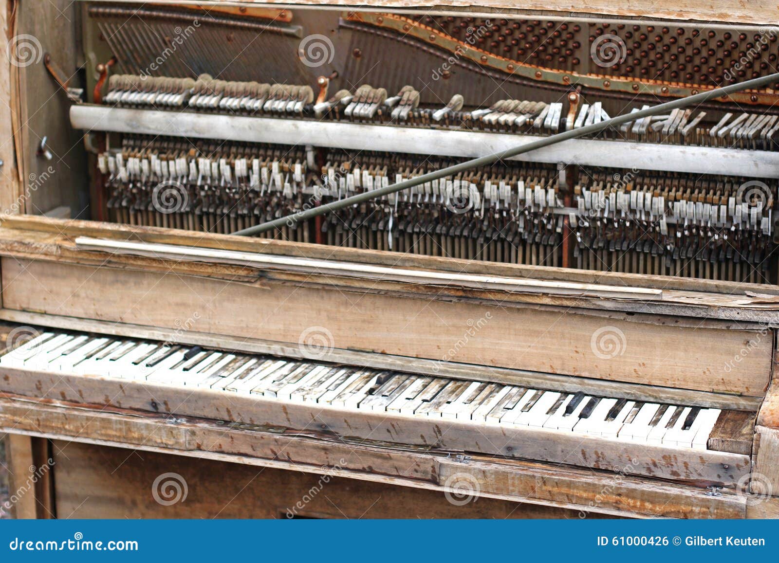Old piano stock photo. Image of useless, worthless, piano - 61000426