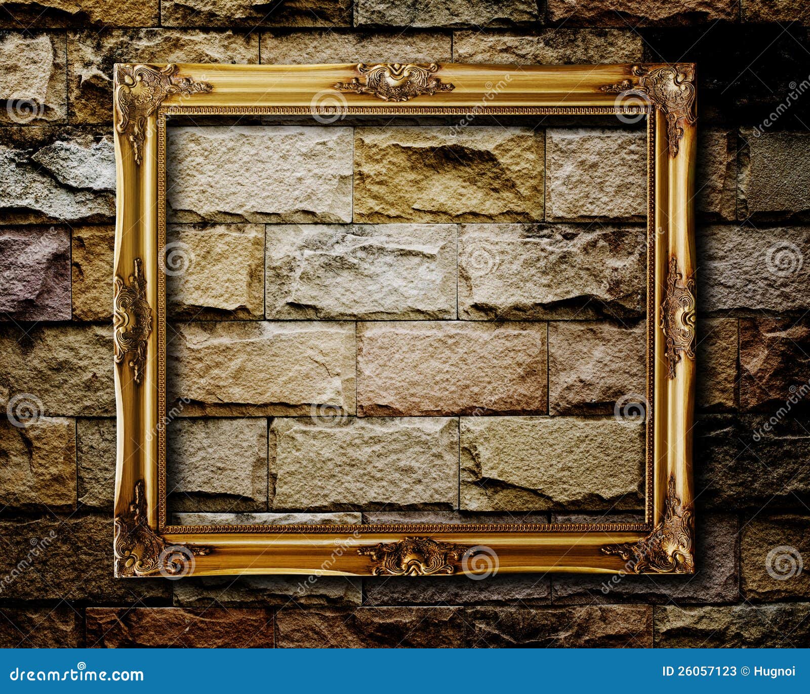 Old picture frame. stock image. Image of grunge, fancy - 26057123