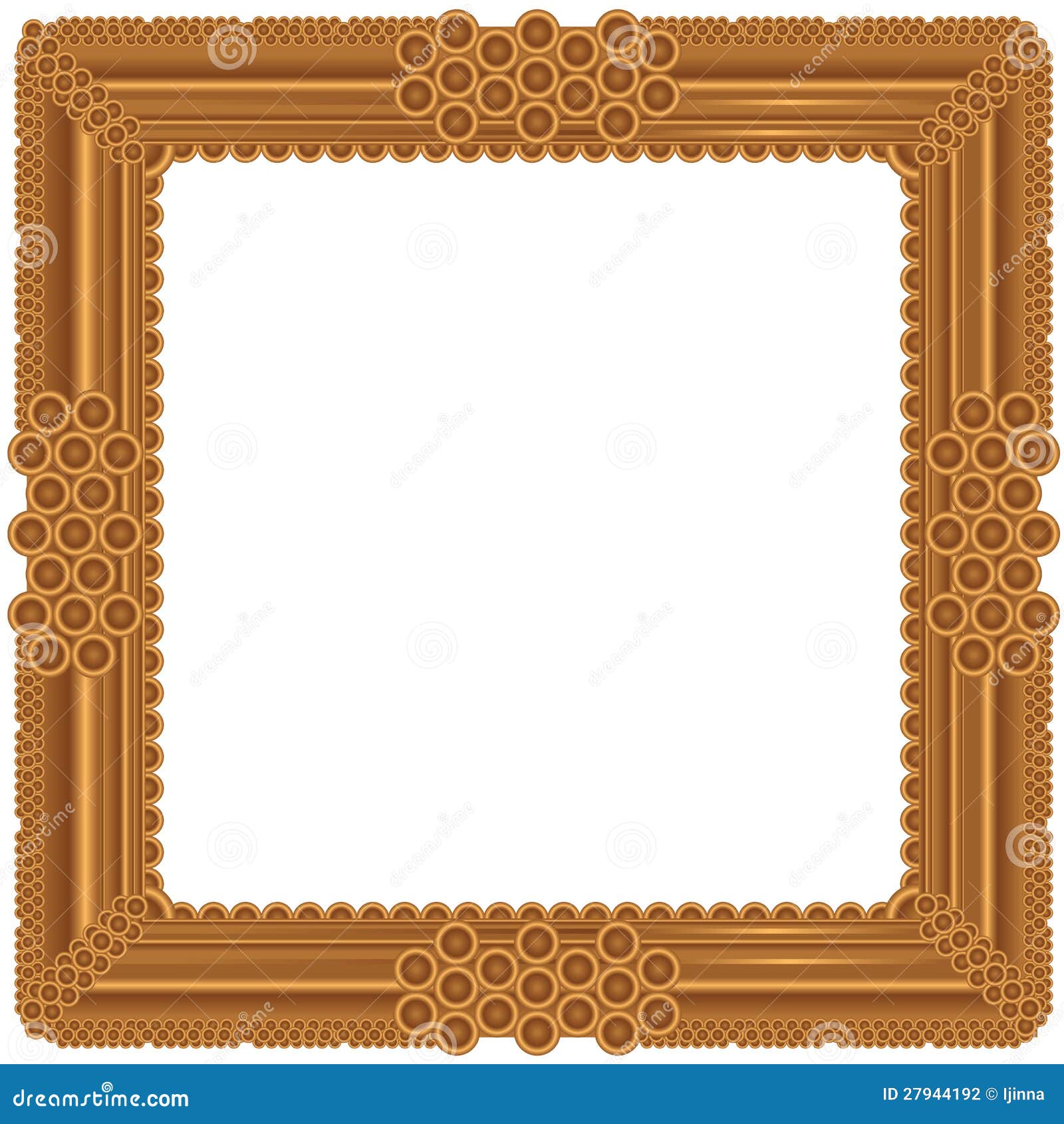 Old picture frame stock vector. Illustration of decoration - 27944192