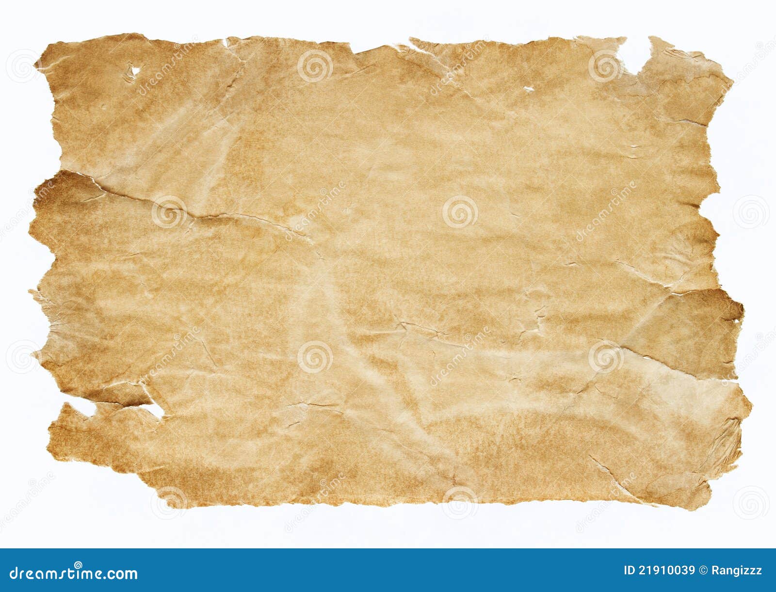 Old piece of paper stock image. Image of damaged, antique - 21910039