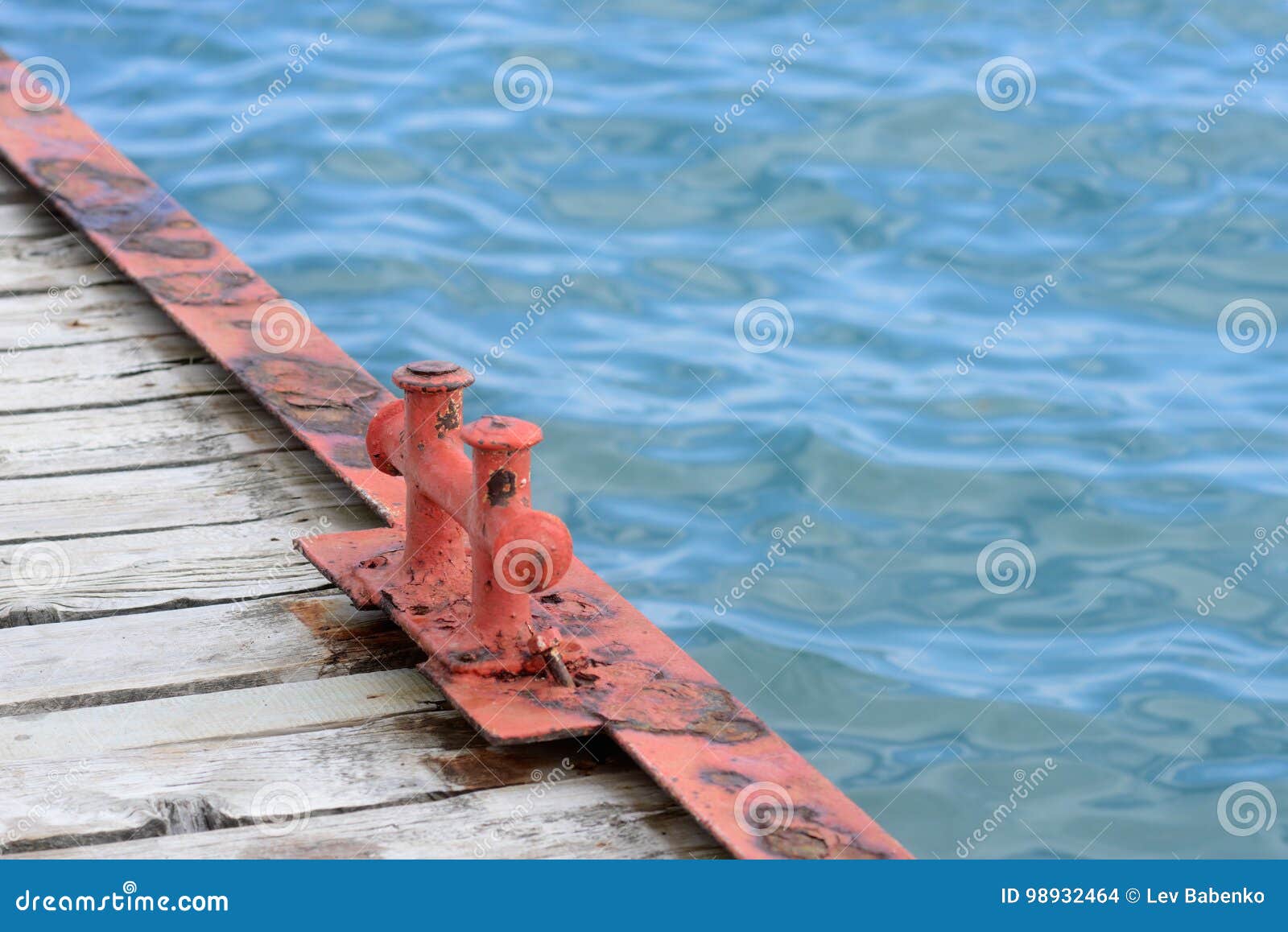 Old Pier and Blue Water in Summer Stock Photo - Image of port, travel ...
