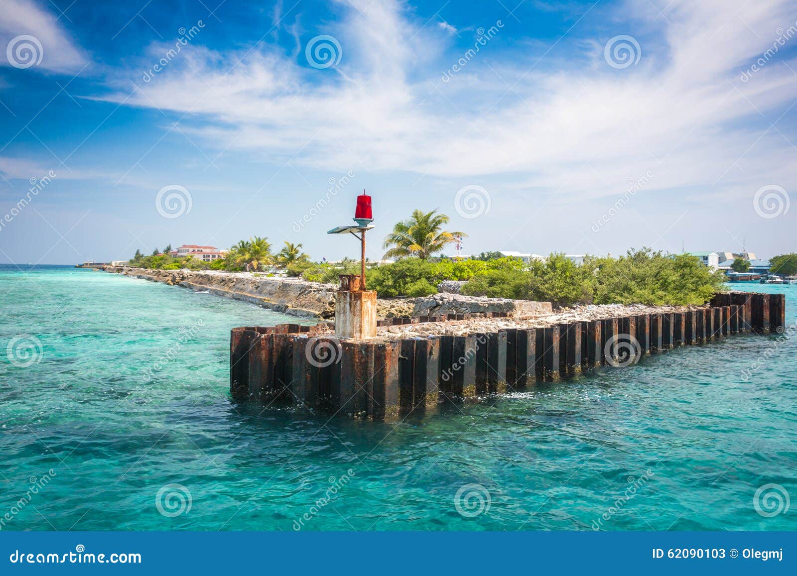 Old Pier , Maldives stock image. Image of landscape, water - 62090103