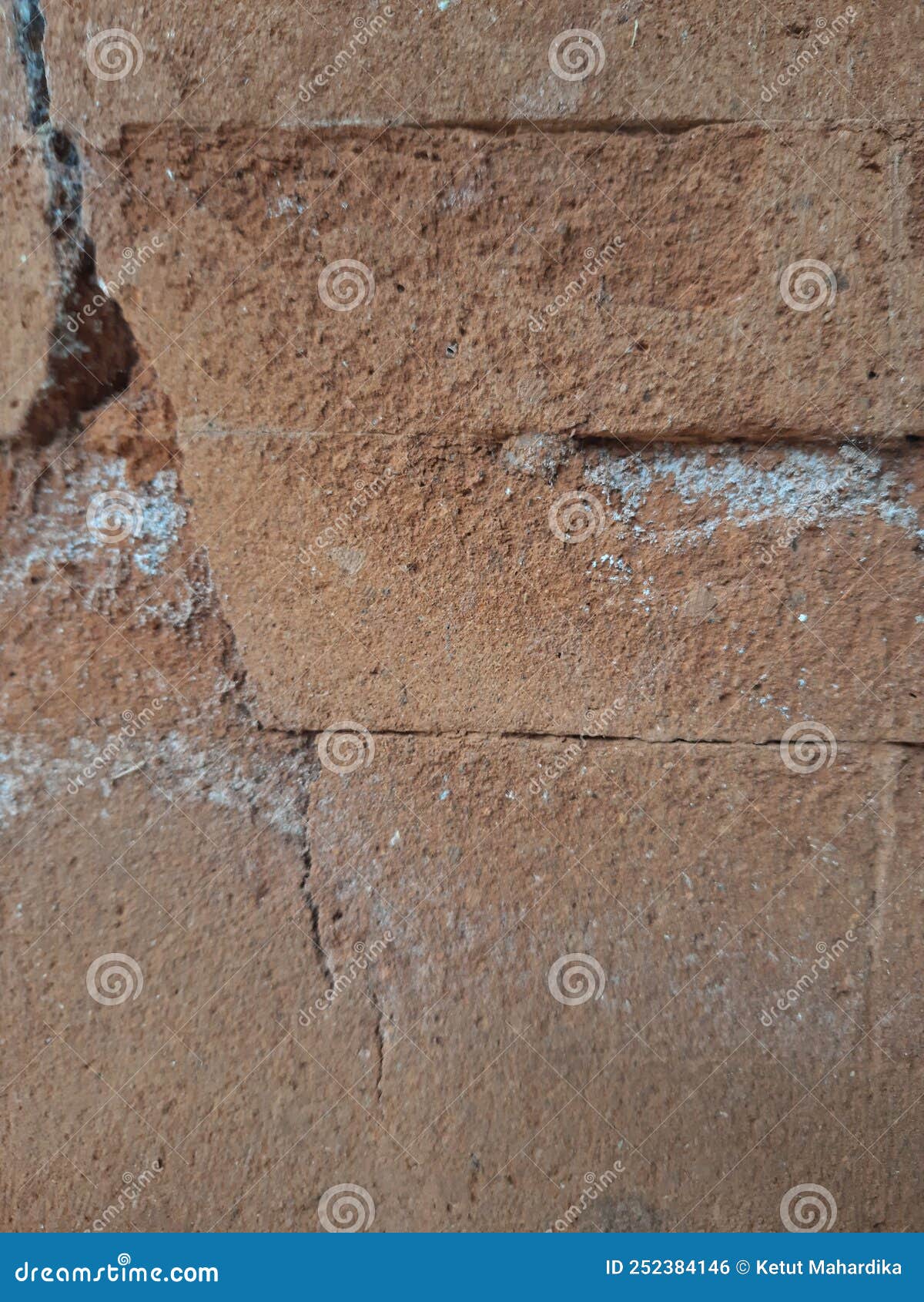 An Old Pilar Made of Red Brick. Stock Photo - Image of geology, plaster ...