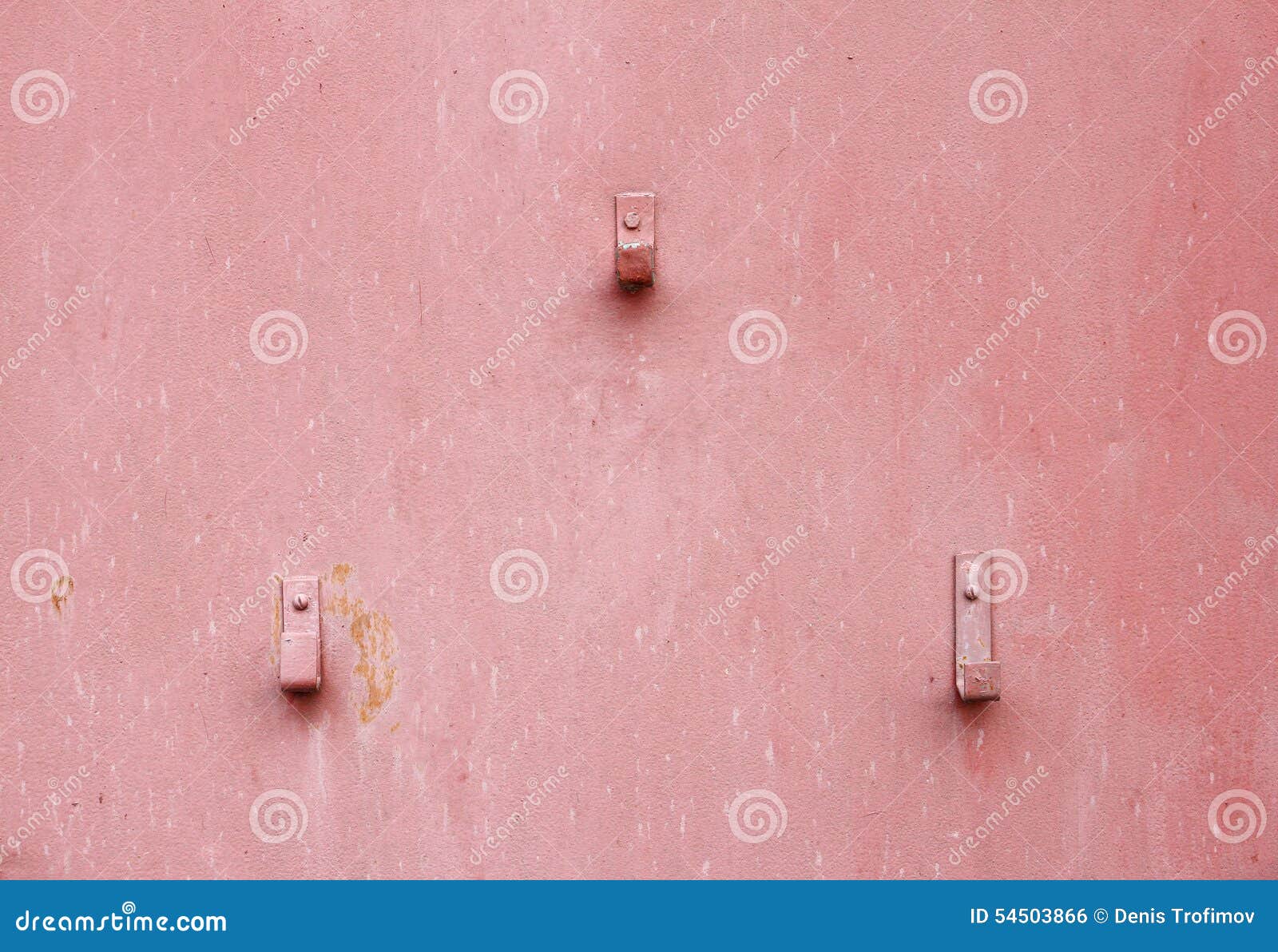 Old Pink Metal Sheet, Texture Stock Photo - Image of pattern, battered ...