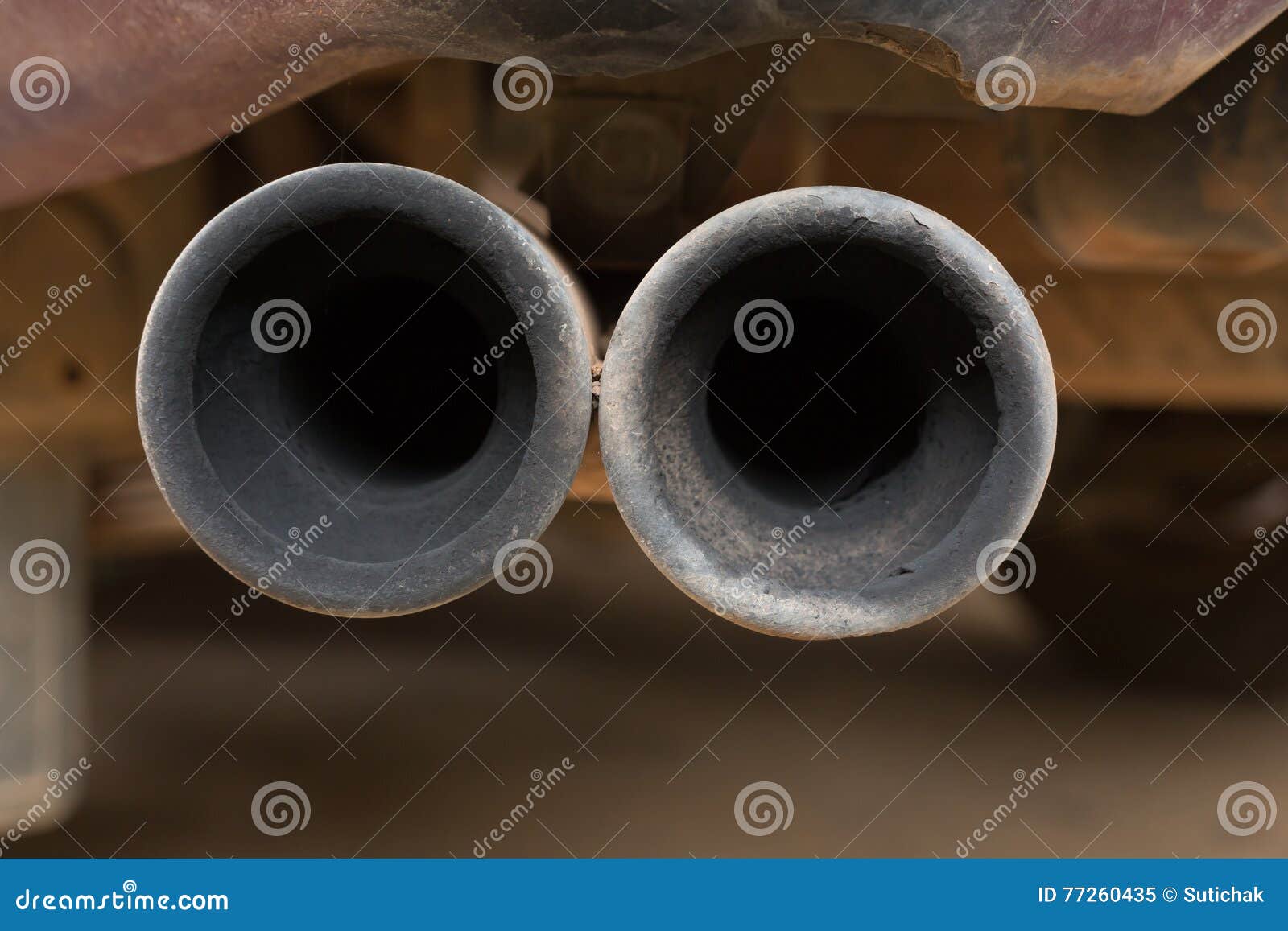 Old pipe car exhaust rusty stock image. Image of metal - 77260435