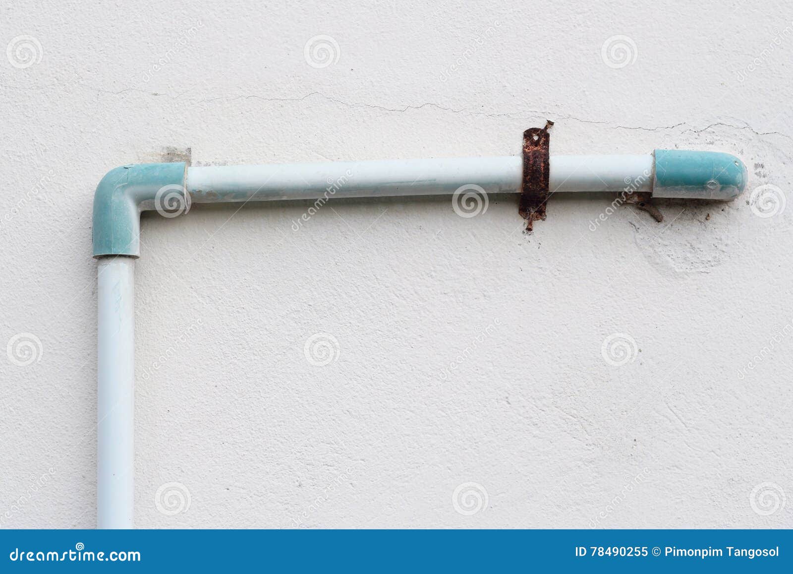 Old Pipe of the Water Work System Stock Image - Image of dingy ...
