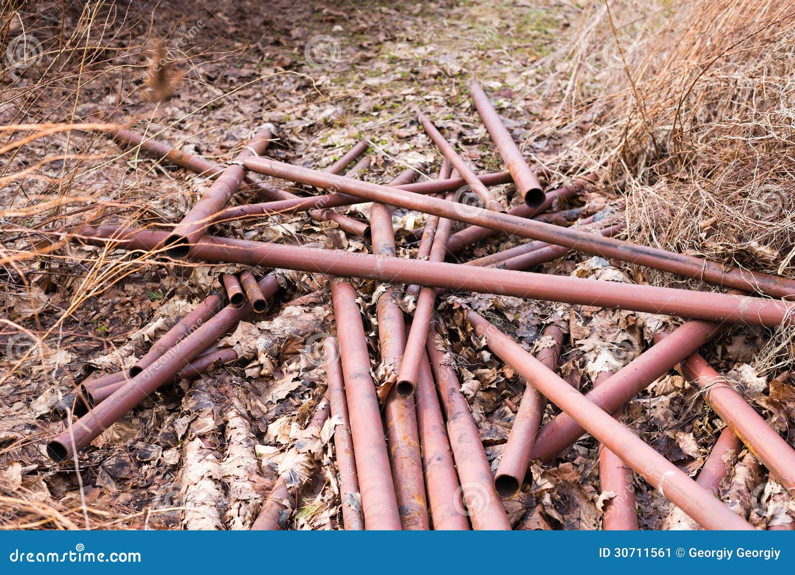 Old pipes stock image. Image of rough, industry, project - 30711561