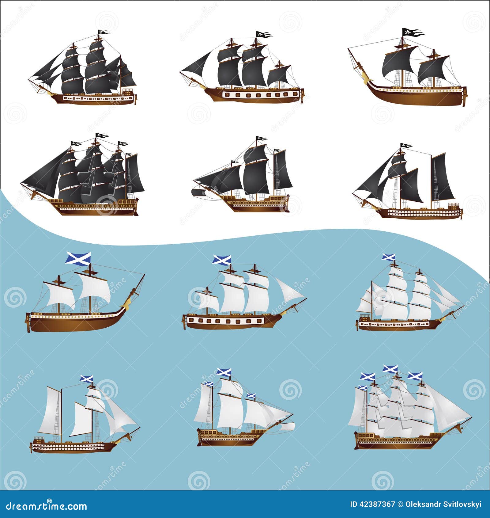 Different Types Of Pirate Ships Amazon.com: Mould King Gull Pirate