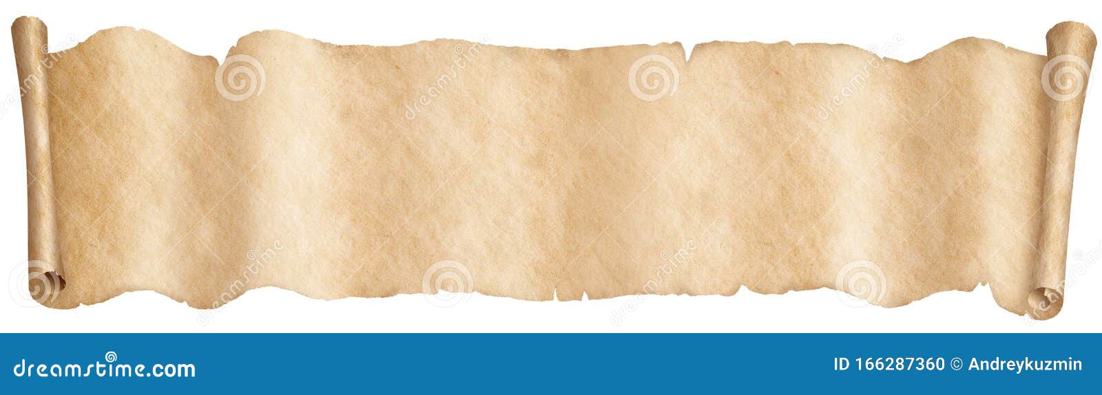 Old Pirates Map Banner Scroll Isolated Stock Photo - Image of banner ...