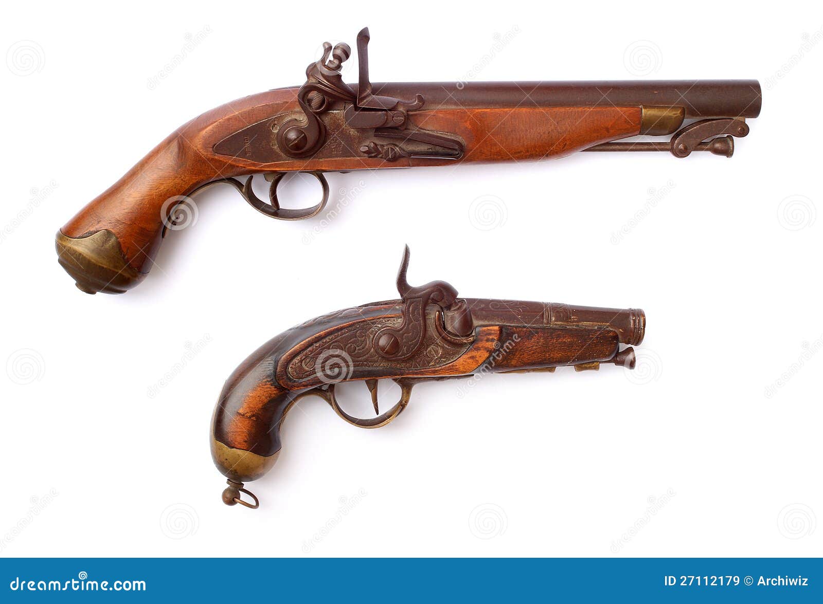 Old pistols stock image. Image of imagery, handgun, duel - 27112179