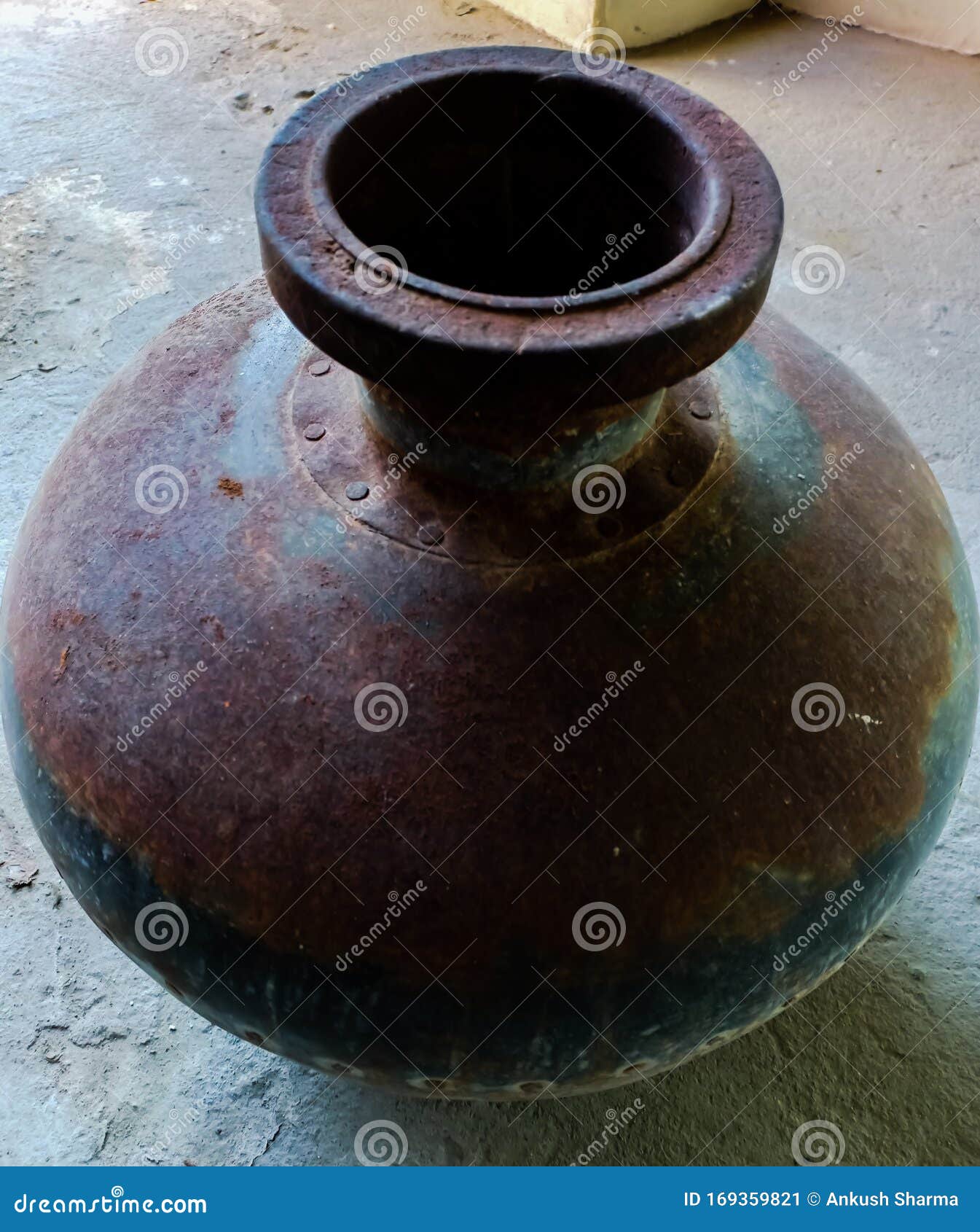 Old Pitcher Used To Fill Water. Stock Image - Image of used, pitcher ...