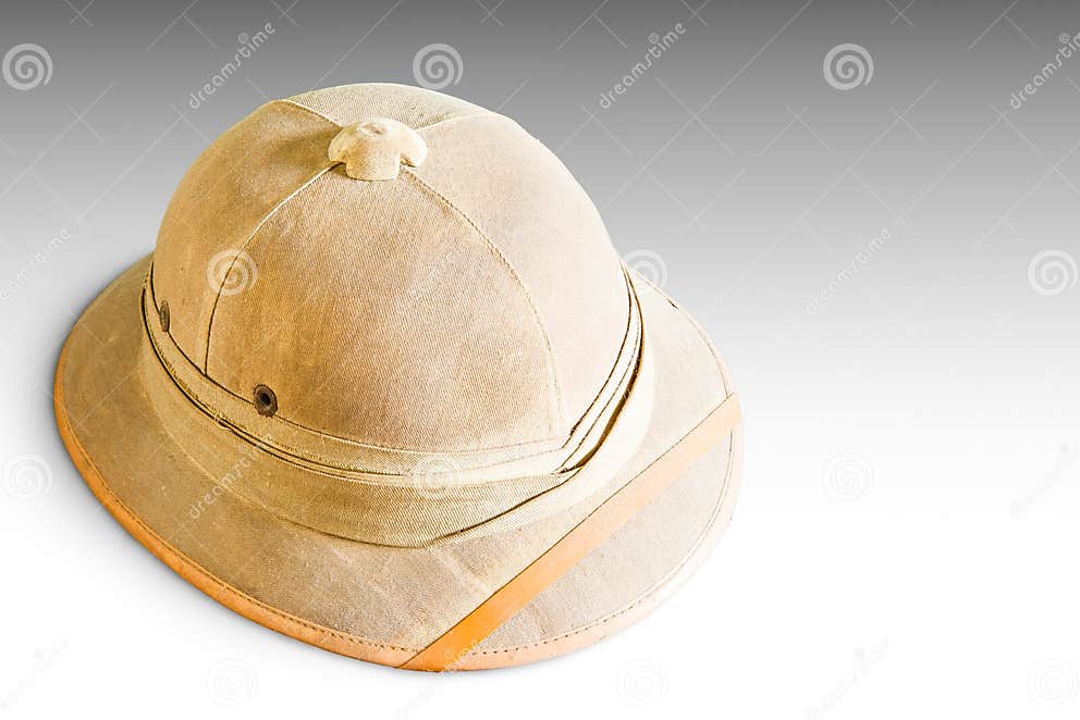 Old pith helmet stock photo. Image of clothing, isolated - 70483264