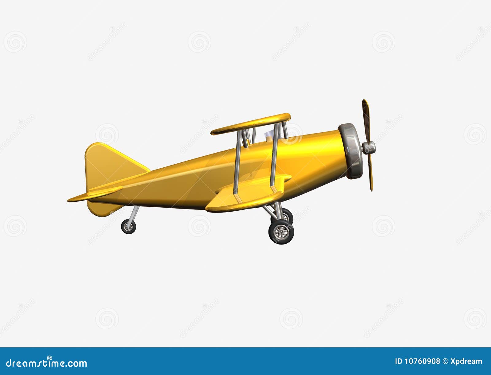 Monoplane Old Plane Vector Icon Cartoon Illustration | CartoonDealer ...