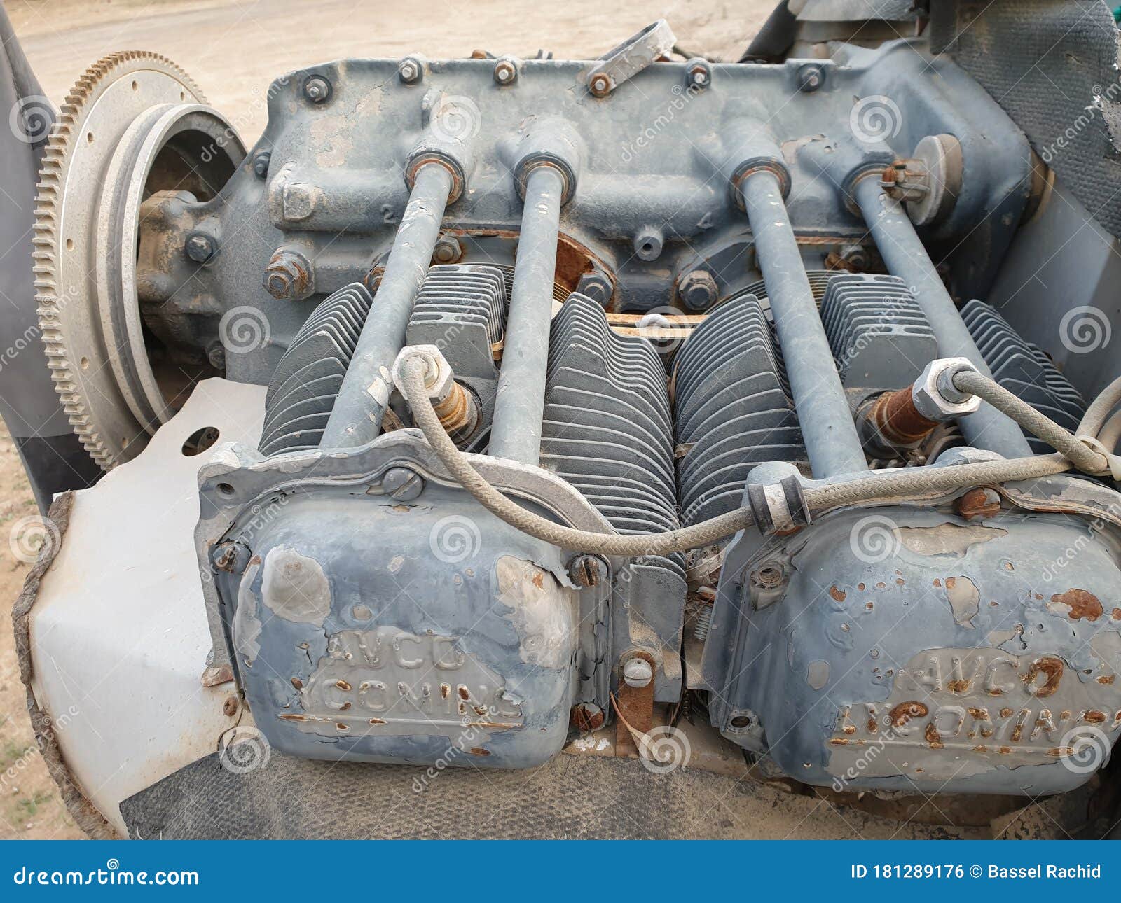 Old Plane Engine with Front Fan Editorial Photo - Image of bumper ...