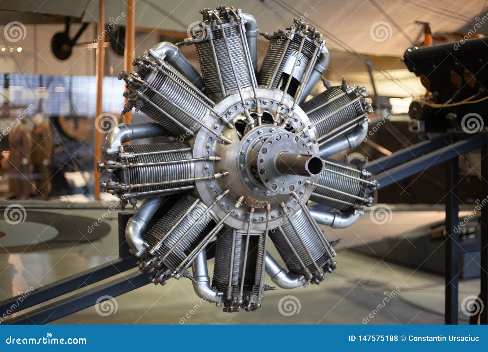 Old plane engine stock photo. Image of plane, detail - 147575188