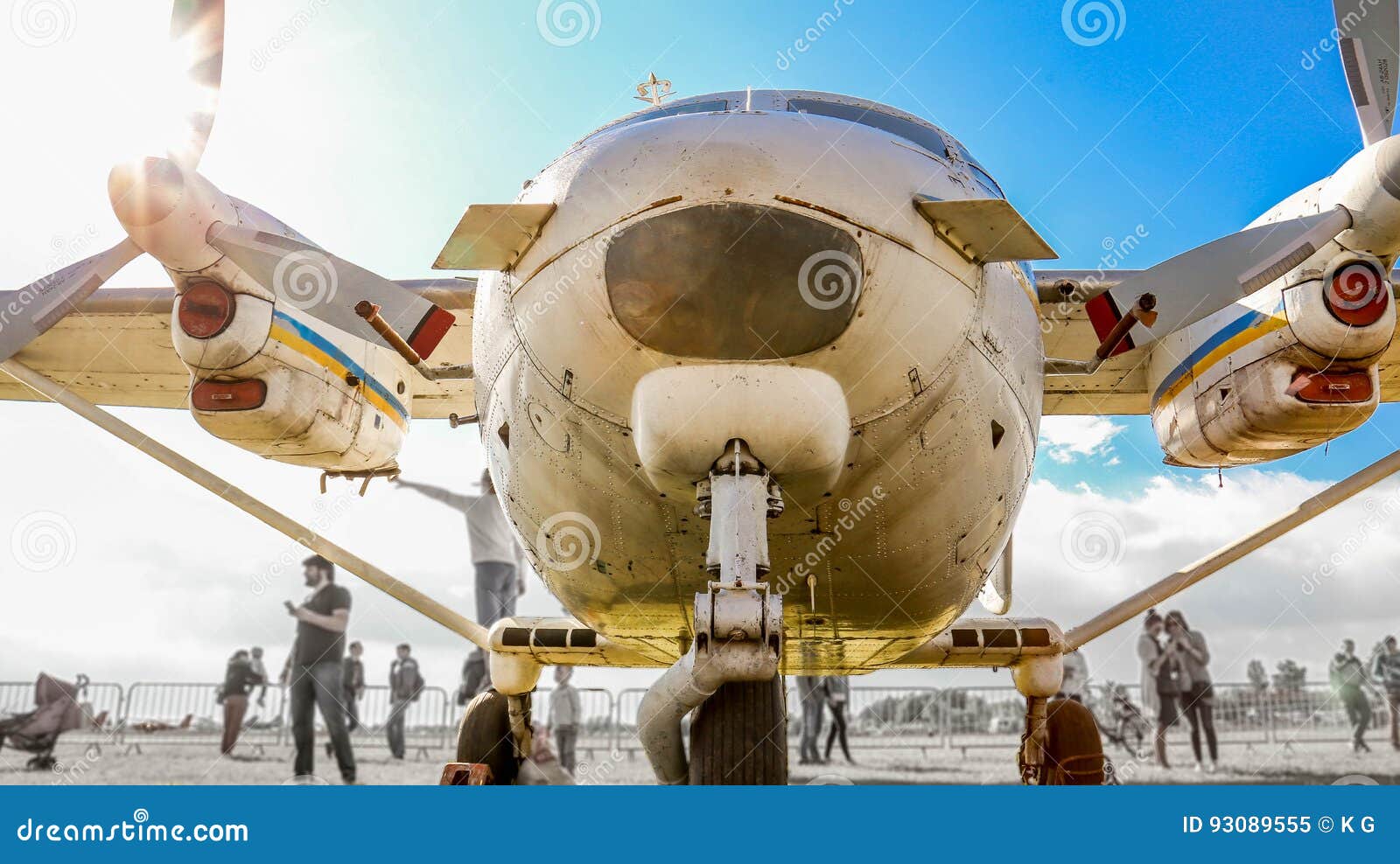An old plane stock image. Image of illuminator, motion - 93089555