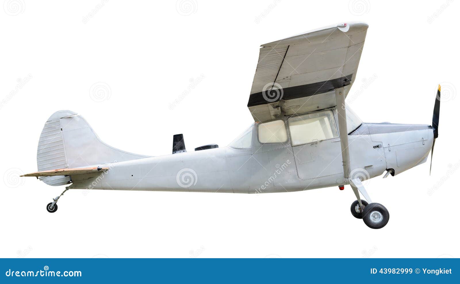 Old Plane on White Background Stock Image - Image of antique, airplane ...
