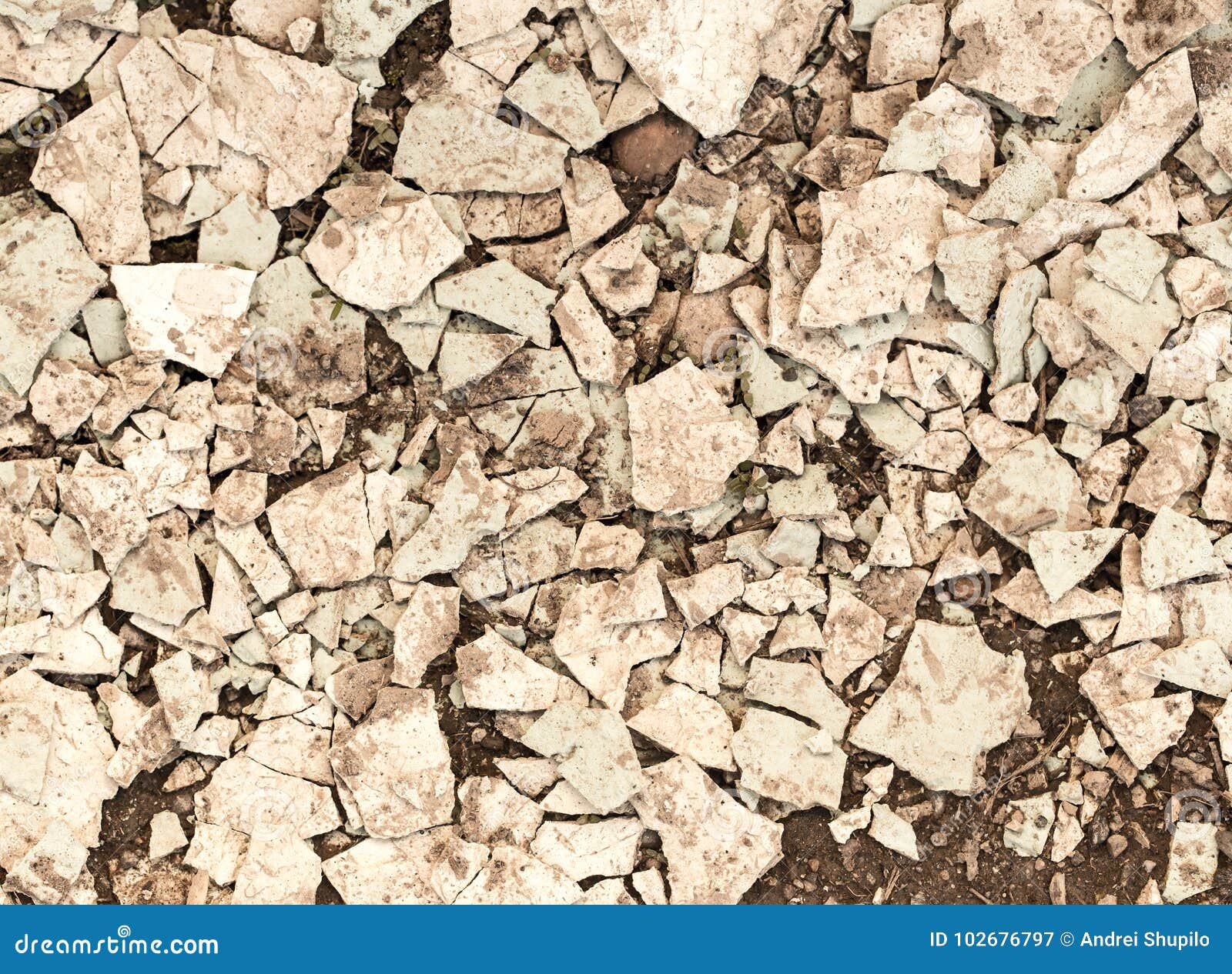 Old Plaster on the Ground As an Abstract Background Stock Image - Image ...